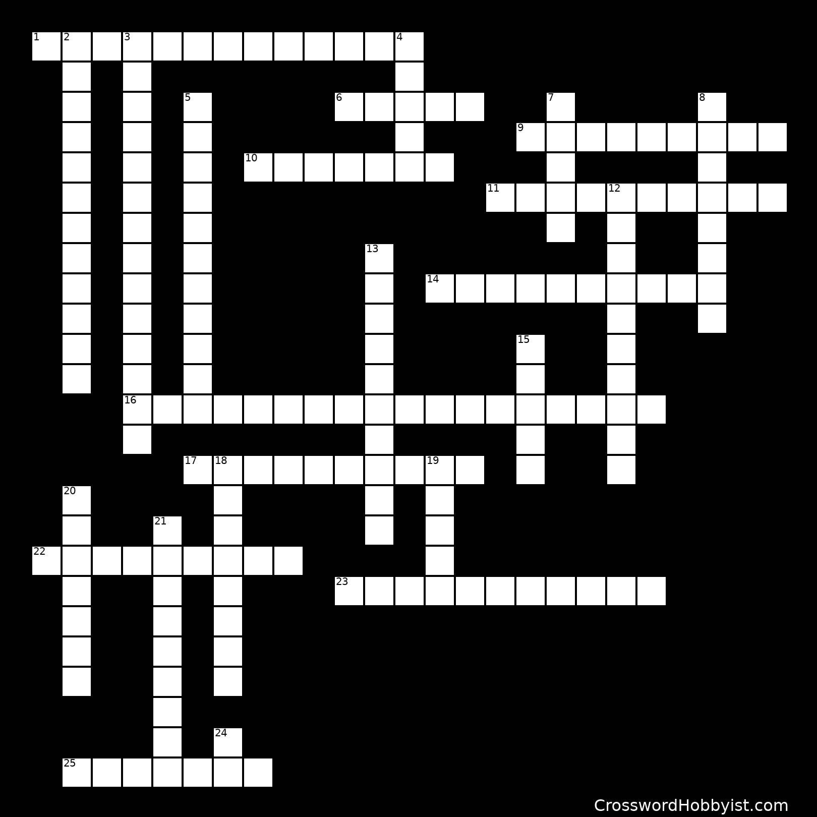 Random History Trivia - Crossword Puzzle