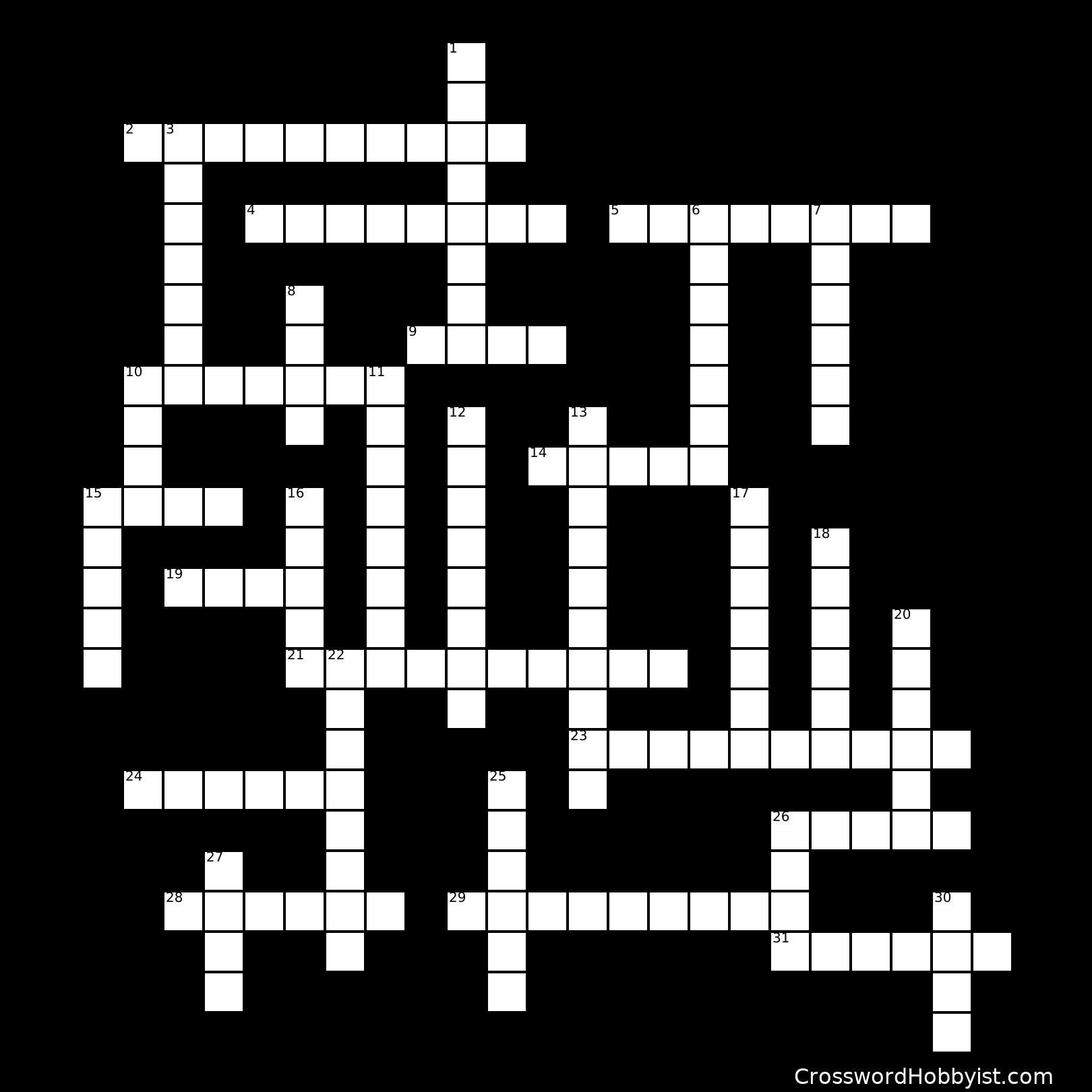 Random Words(2) - Crossword Puzzle