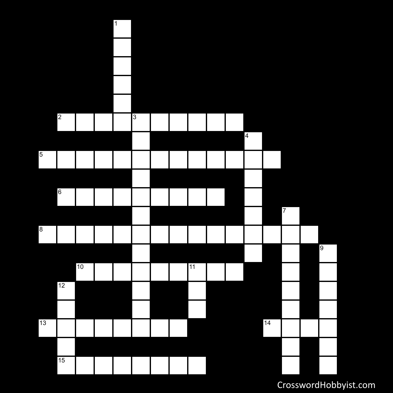 Readers Theater Vocabulary - Crossword Puzzle