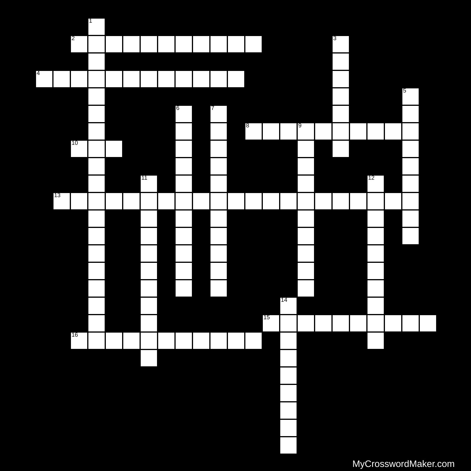 Reading Test 3A - Crossword Puzzle
