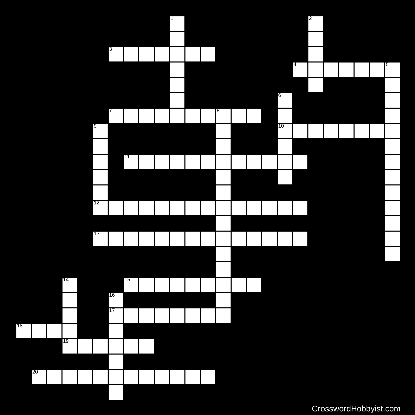 Reading Vocabulary & Comprehension - Crossword Puzzle