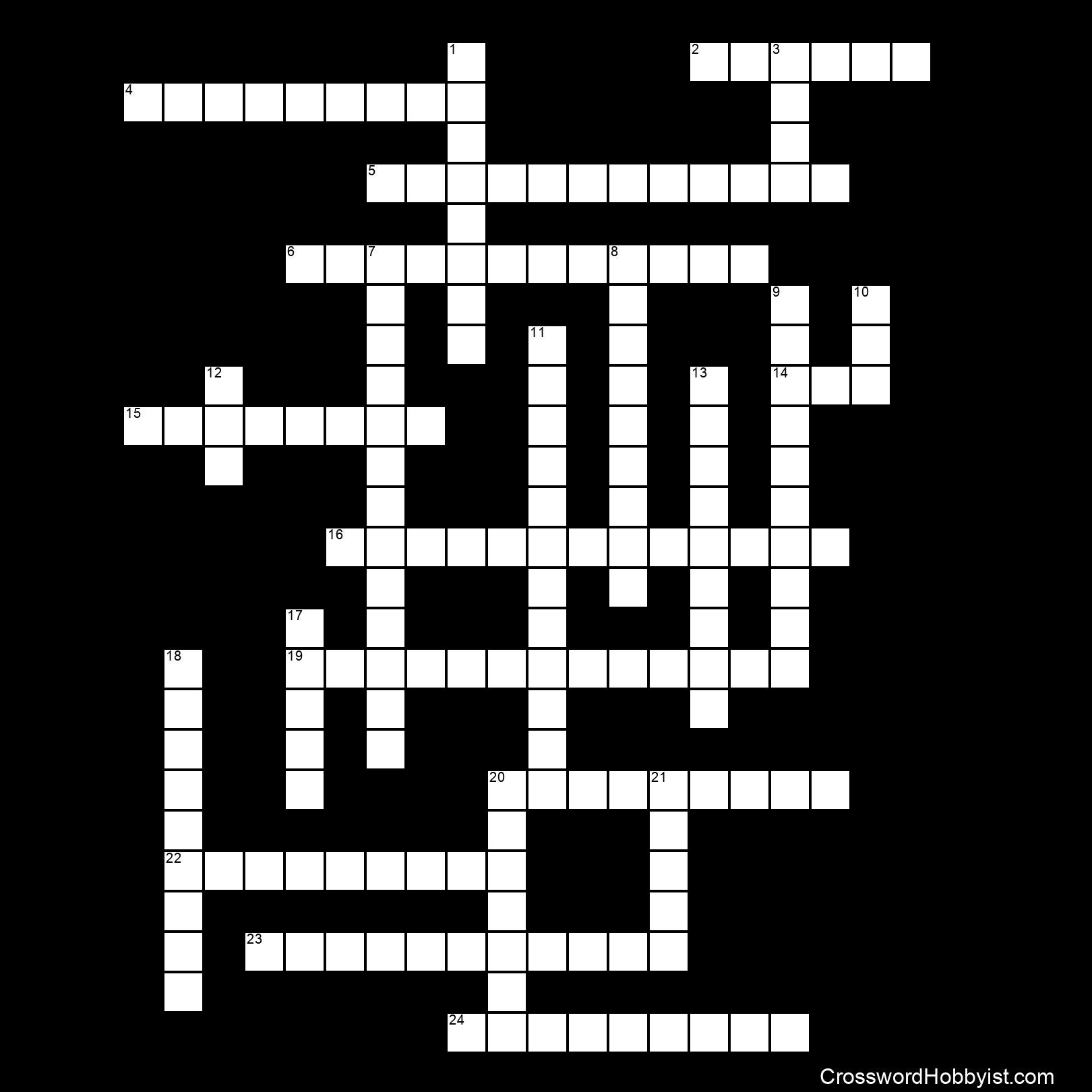 Reproductive System - Crossword Puzzle