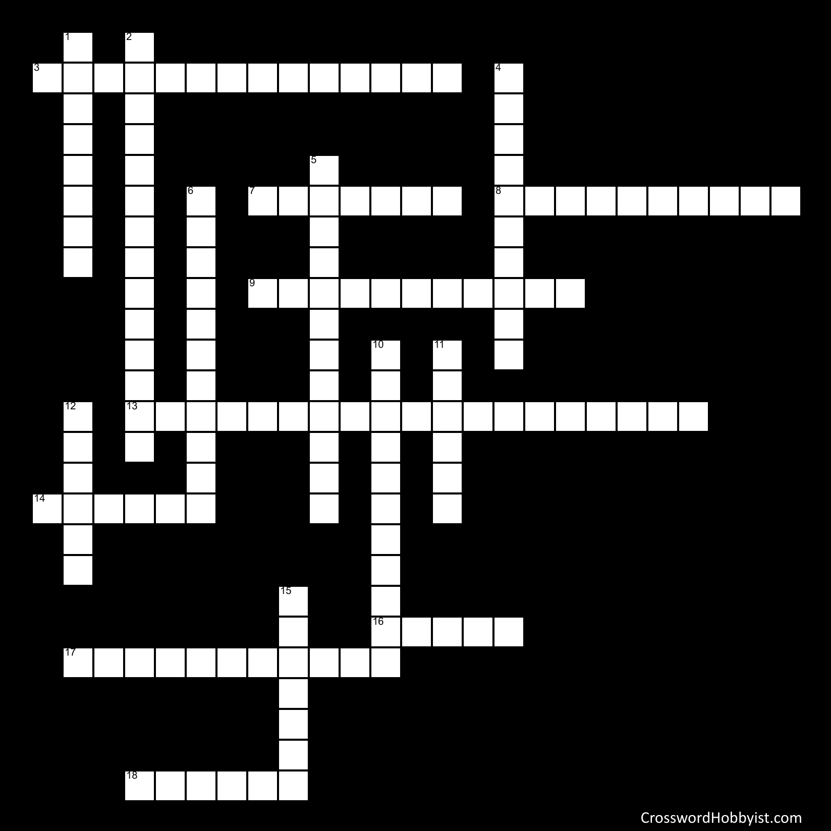 Reproductive Systems - Crossword Puzzle