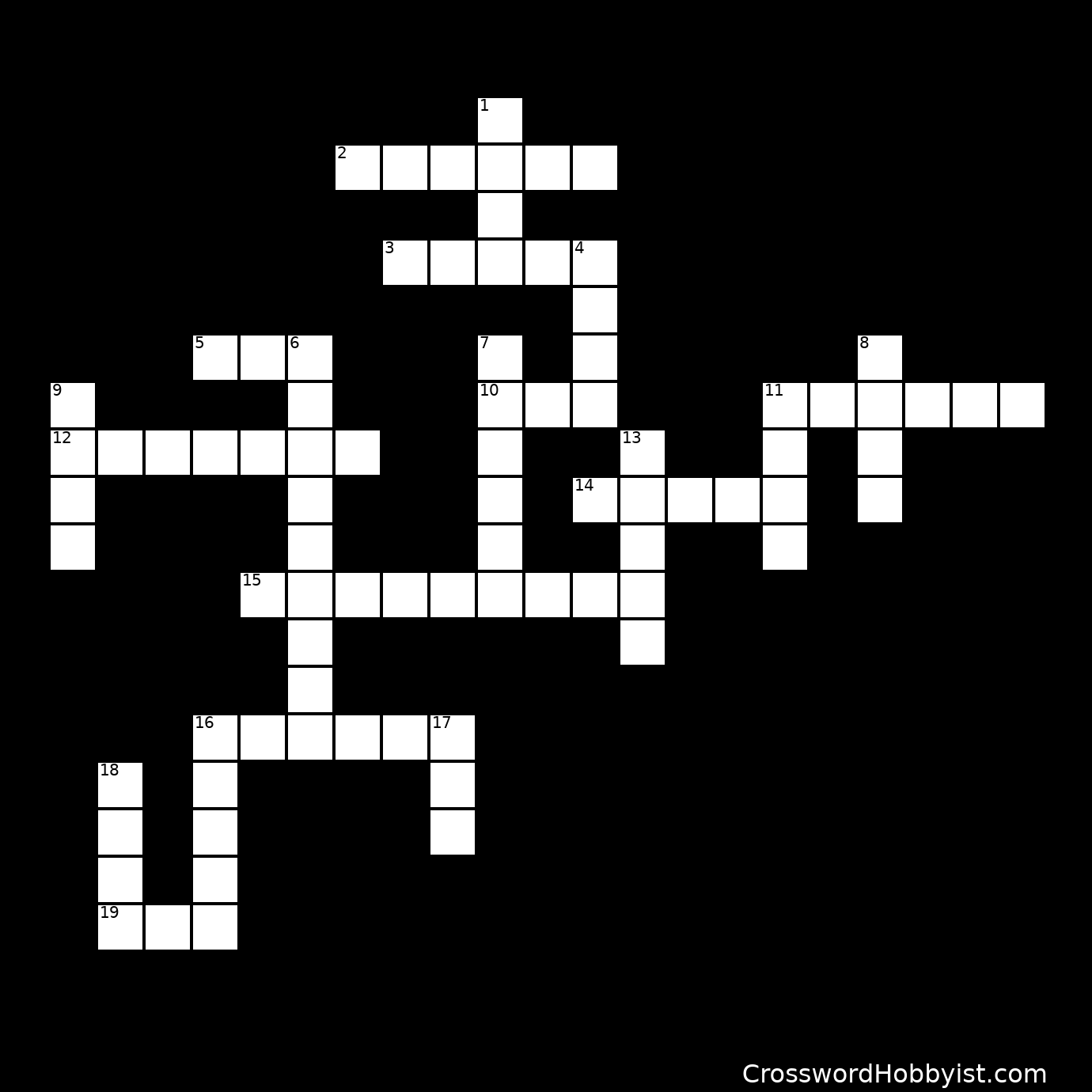 Review - Verbs, Nouns, Adjectives - Crossword Puzzle