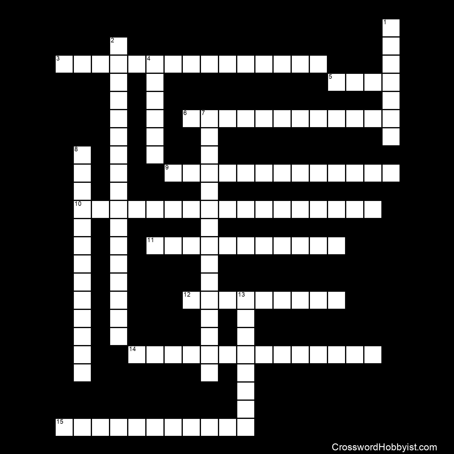 SCIENCE VOCABULARY - Crossword Puzzle