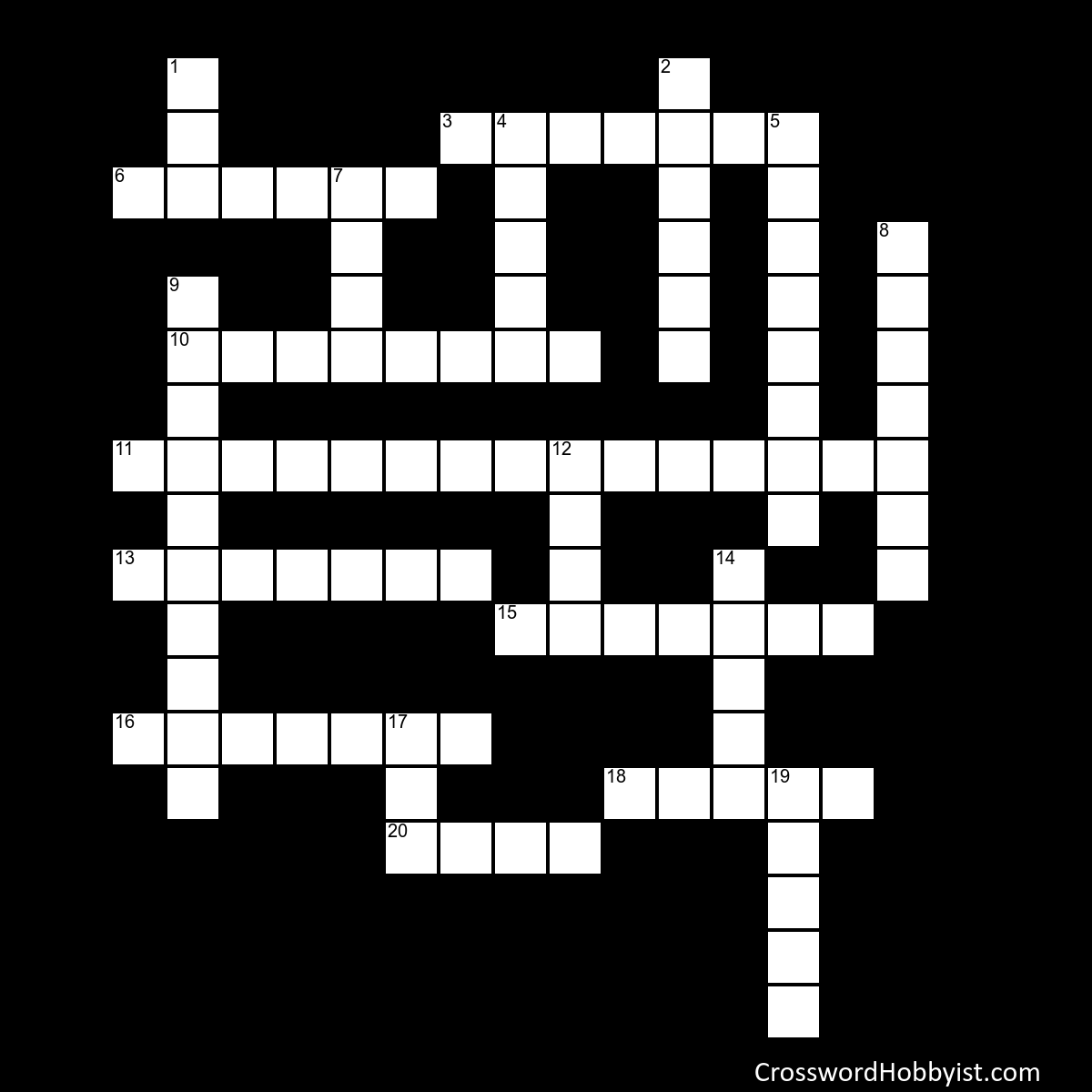 Safety Rules - Crossword Puzzle