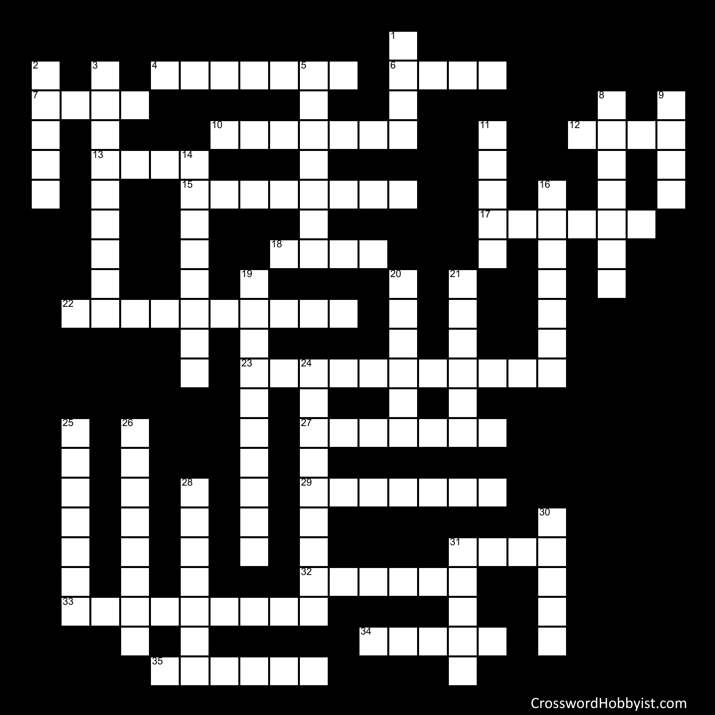 Sam's curated quarantine puzzle - Crossword Puzzle