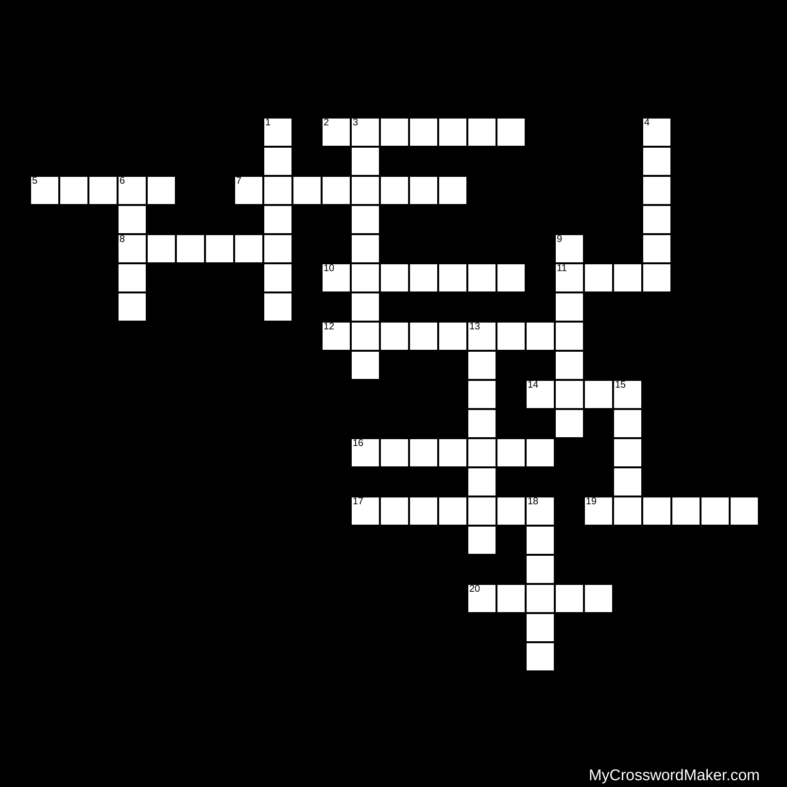 Science 9 - Crossword Puzzle