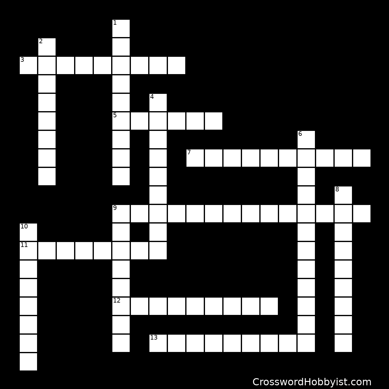 Science - Organisms & Environment - Crossword Puzzle