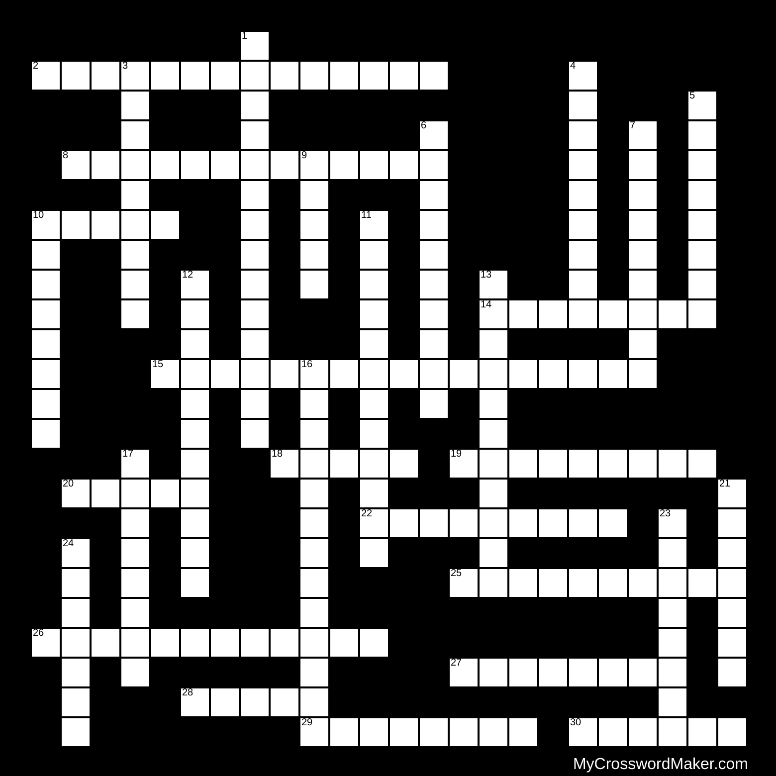 Science SOL Review - Crossword Puzzle
