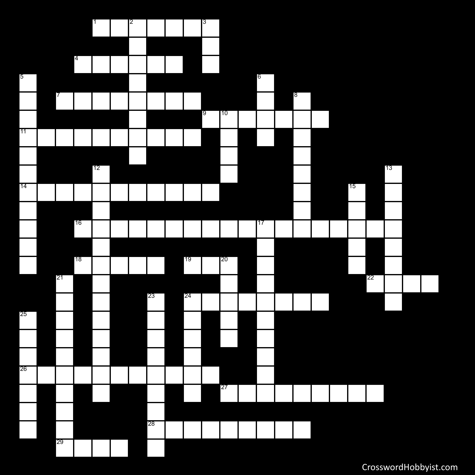 Section 1 Units 5 and 6 - Crossword Puzzle