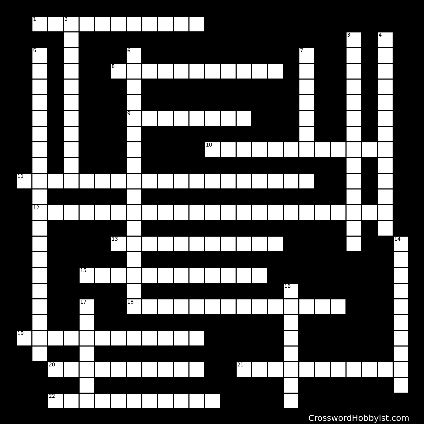 Sewing Tools and Terms - Crossword Puzzle
