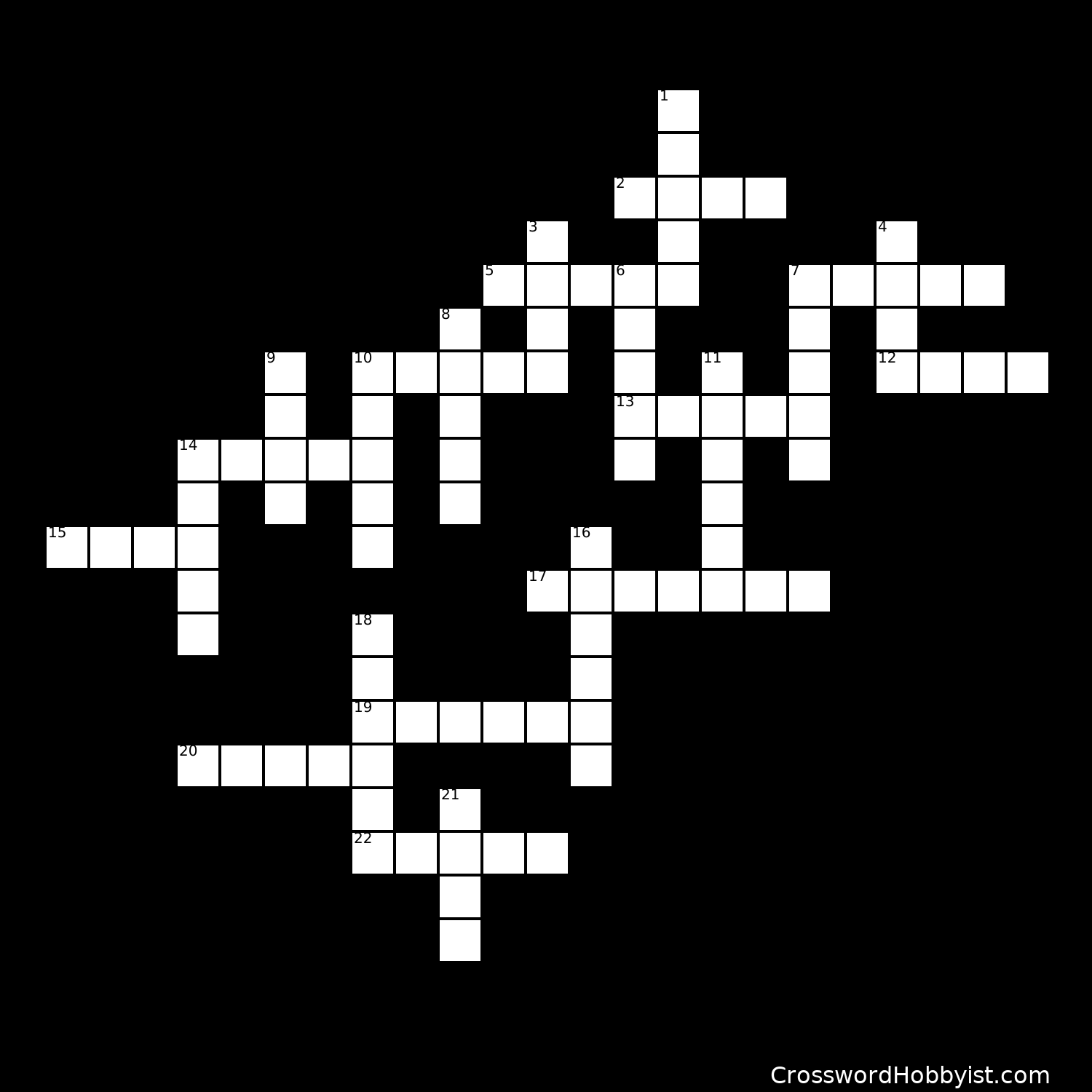 Short Vowels - Crossword Puzzle