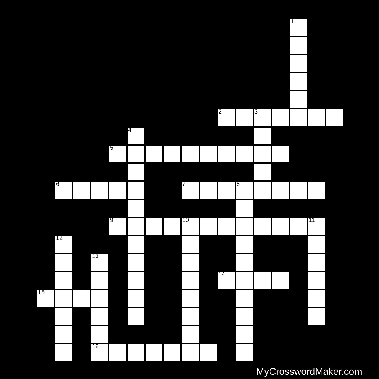 Sickle Cell Disease - Crossword Puzzle