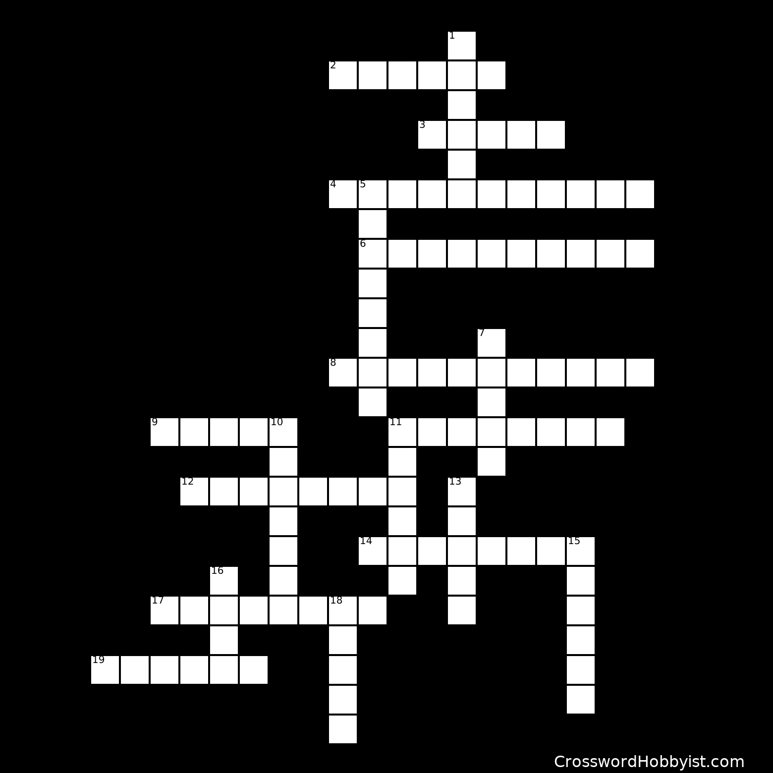 Sign of the Beaver - Crossword Puzzle
