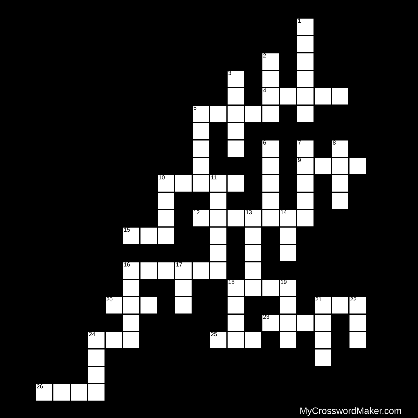 Simple Past : Irregular Verbs - Crossword Puzzle