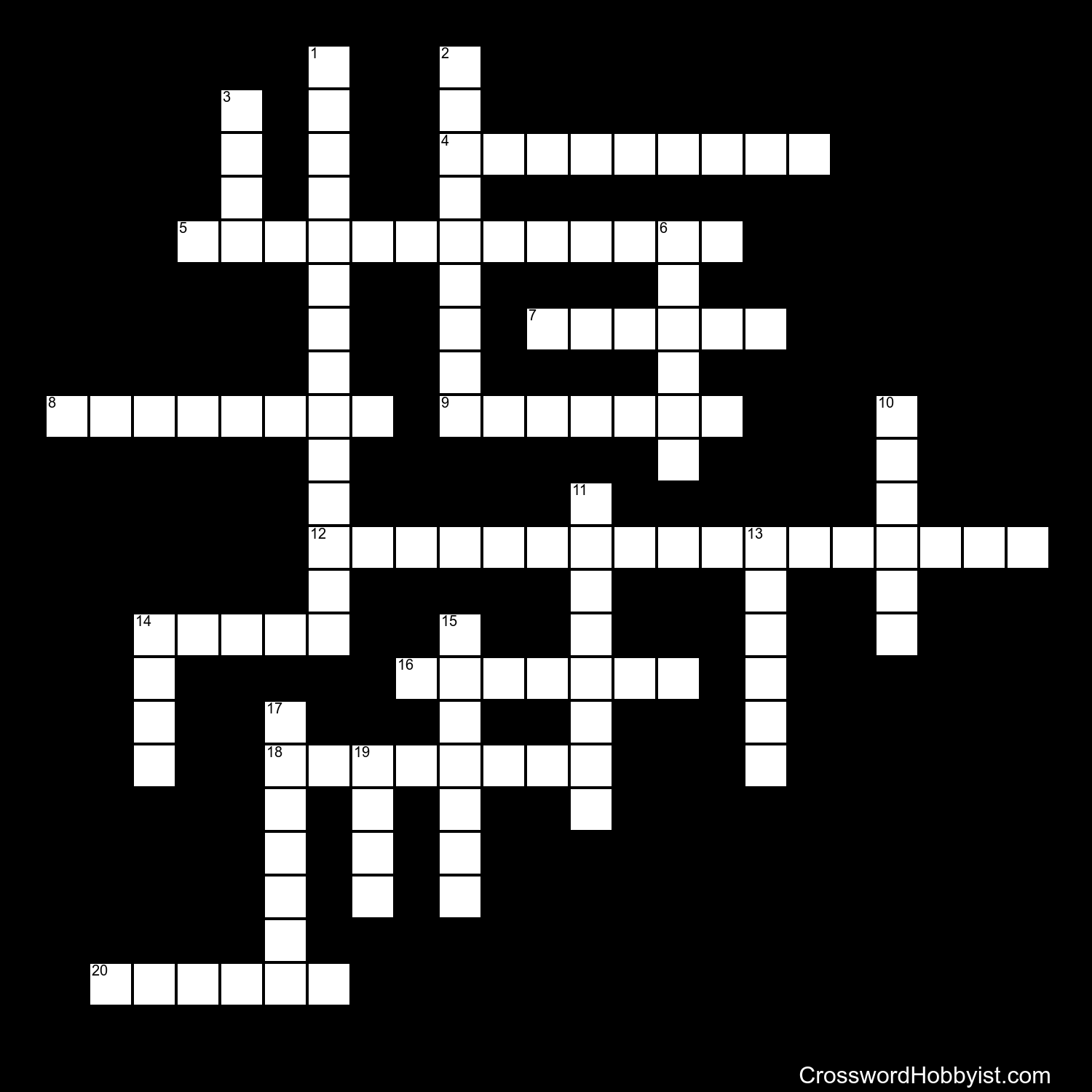 Skeletal and Muscular System - Crossword Puzzle