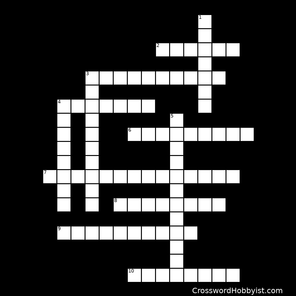 Slavery in the Colonies - Crossword Puzzle