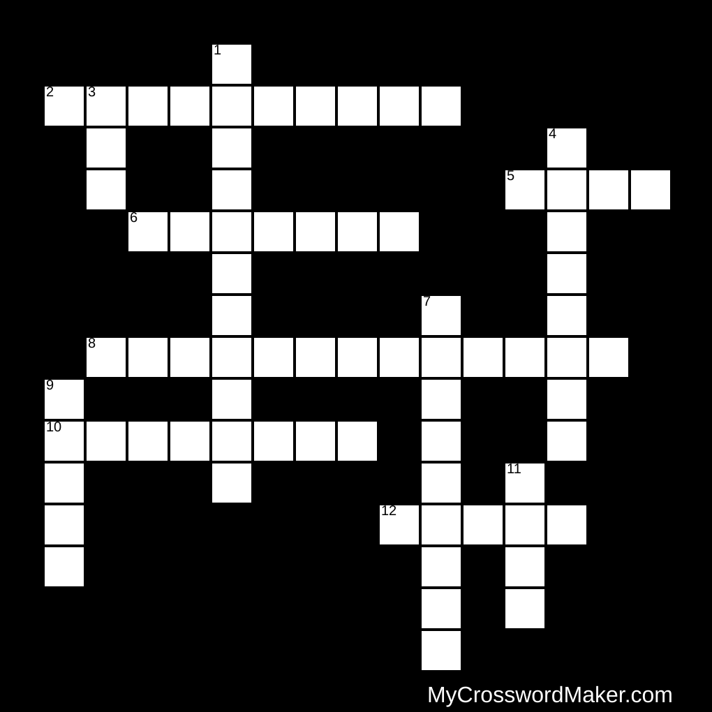 Space and Earth Science - Crossword Puzzle