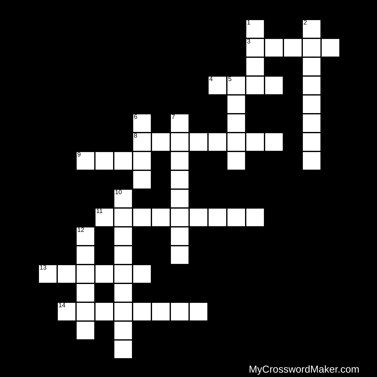 Speech Vocabulary Practice 1 - Crossword Puzzle