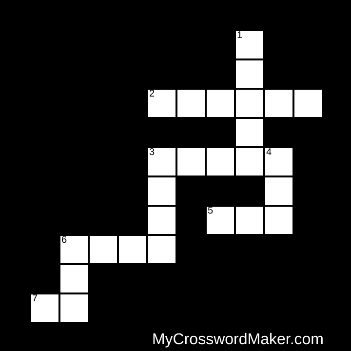 Spelling words - Crossword Puzzle