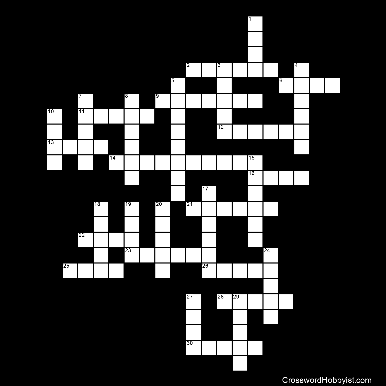 Spring Garden - Crossword Puzzle
