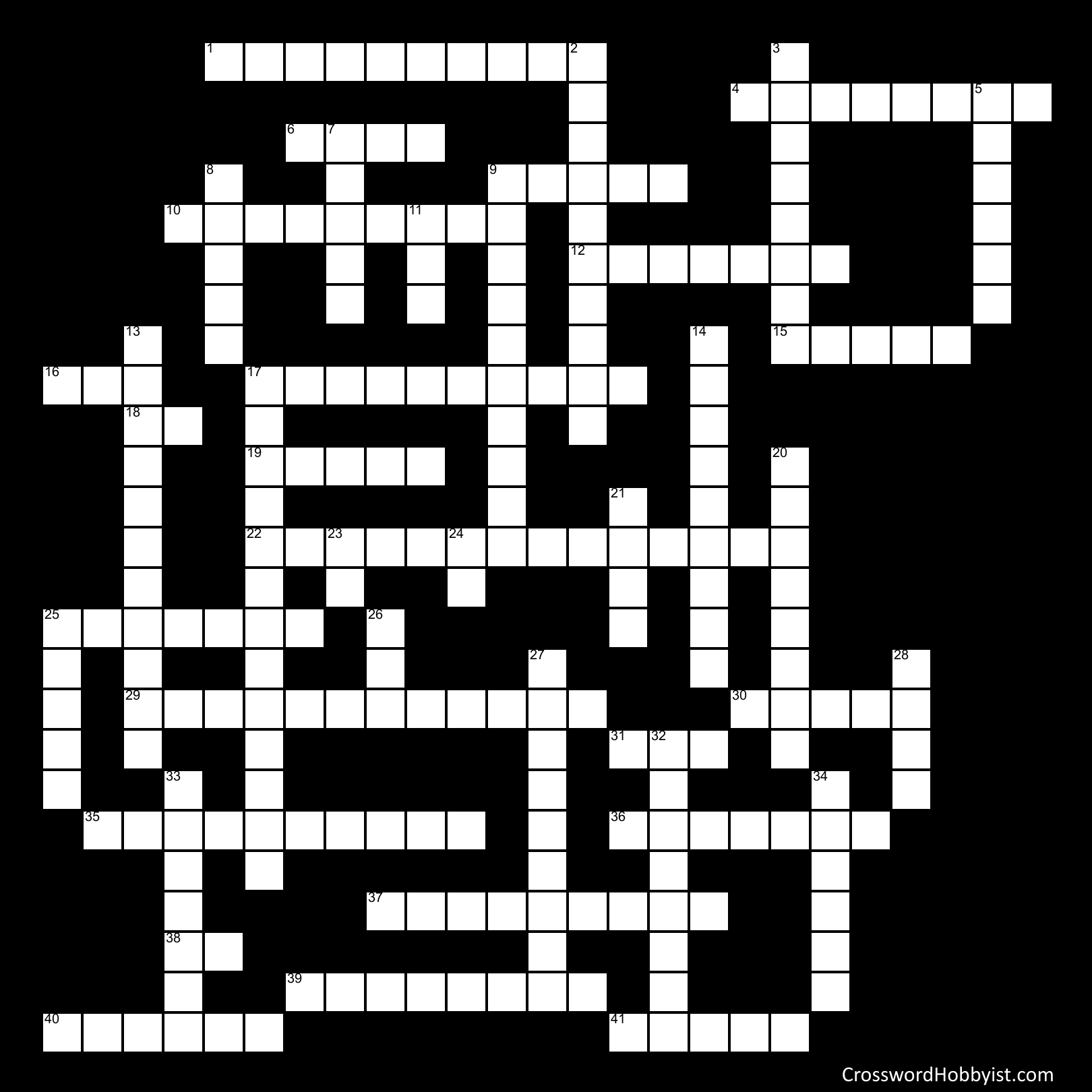 Stress and Wellness - Crossword Puzzle