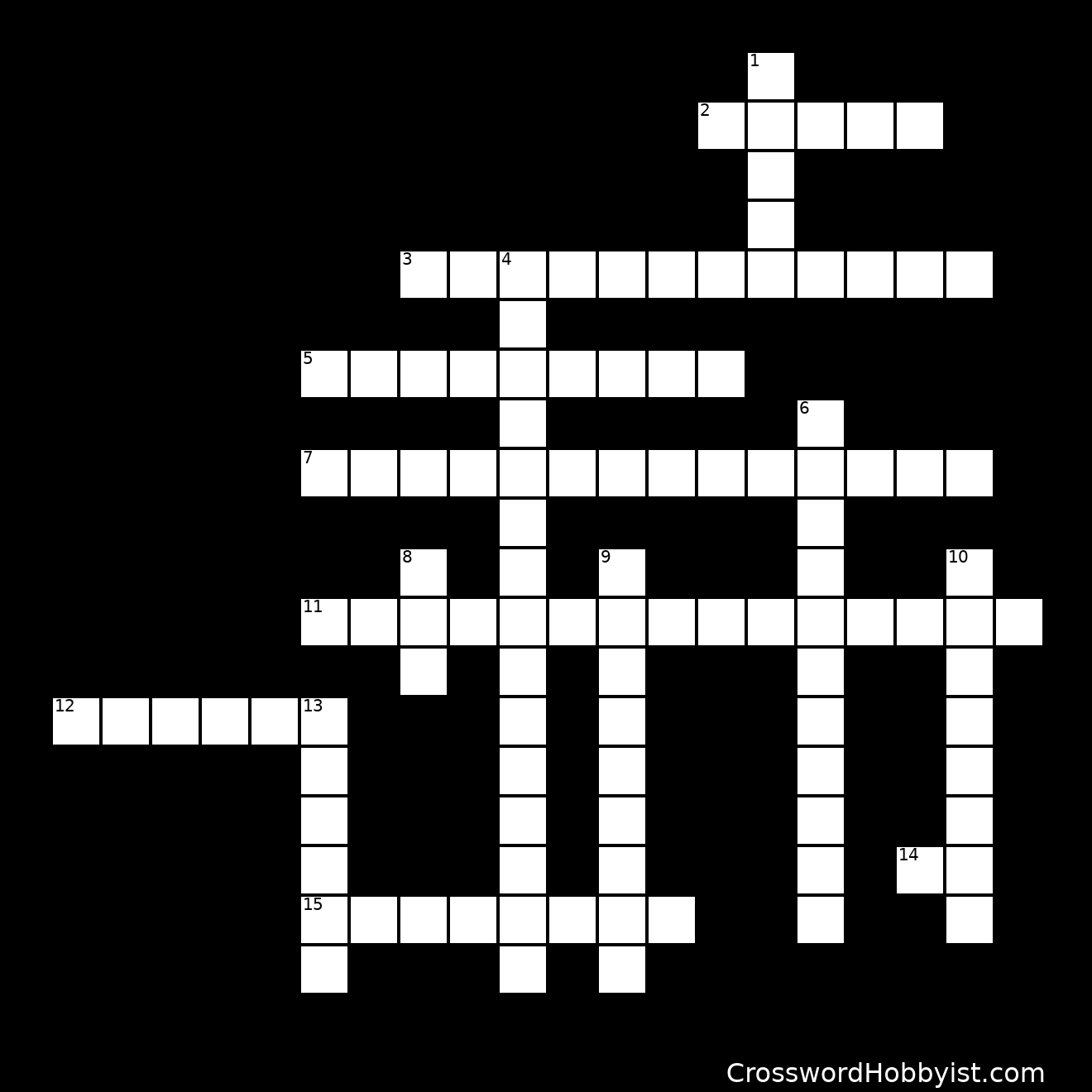 Symbols and Punctuation Marks - Crossword Puzzle
