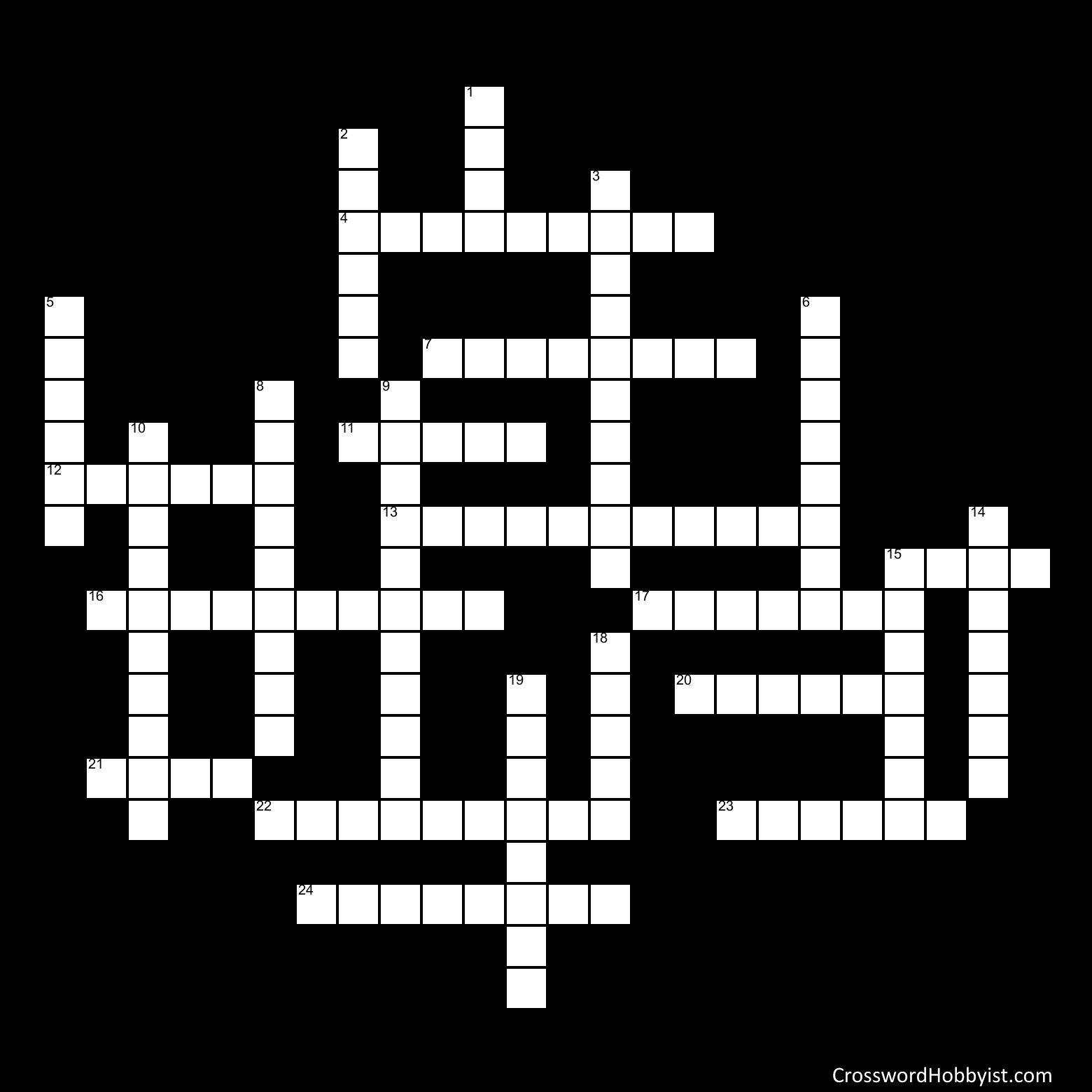 Syntax & Morphology - Crossword Puzzle