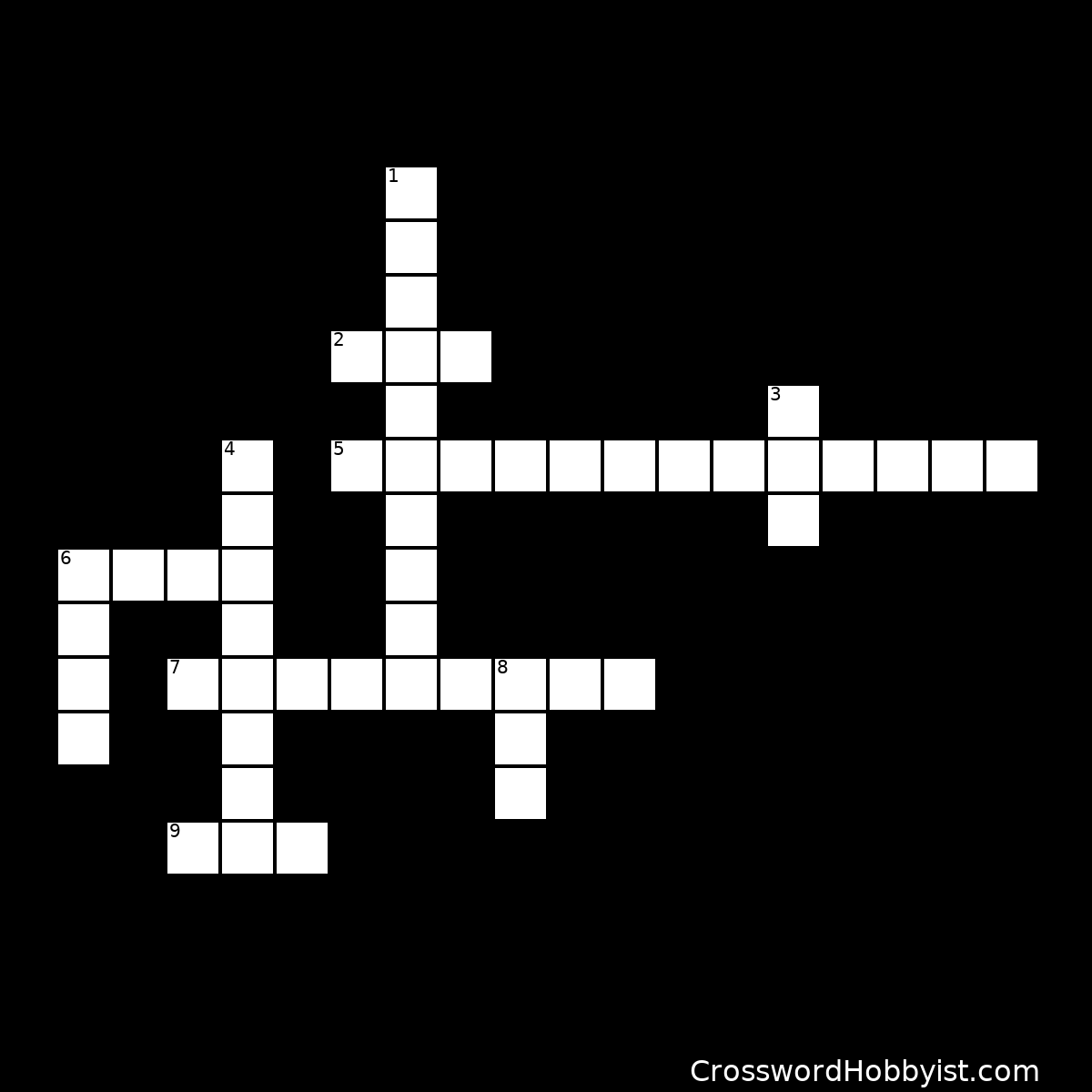 Technical Crossword Puzzle #1 - Crossword Puzzle