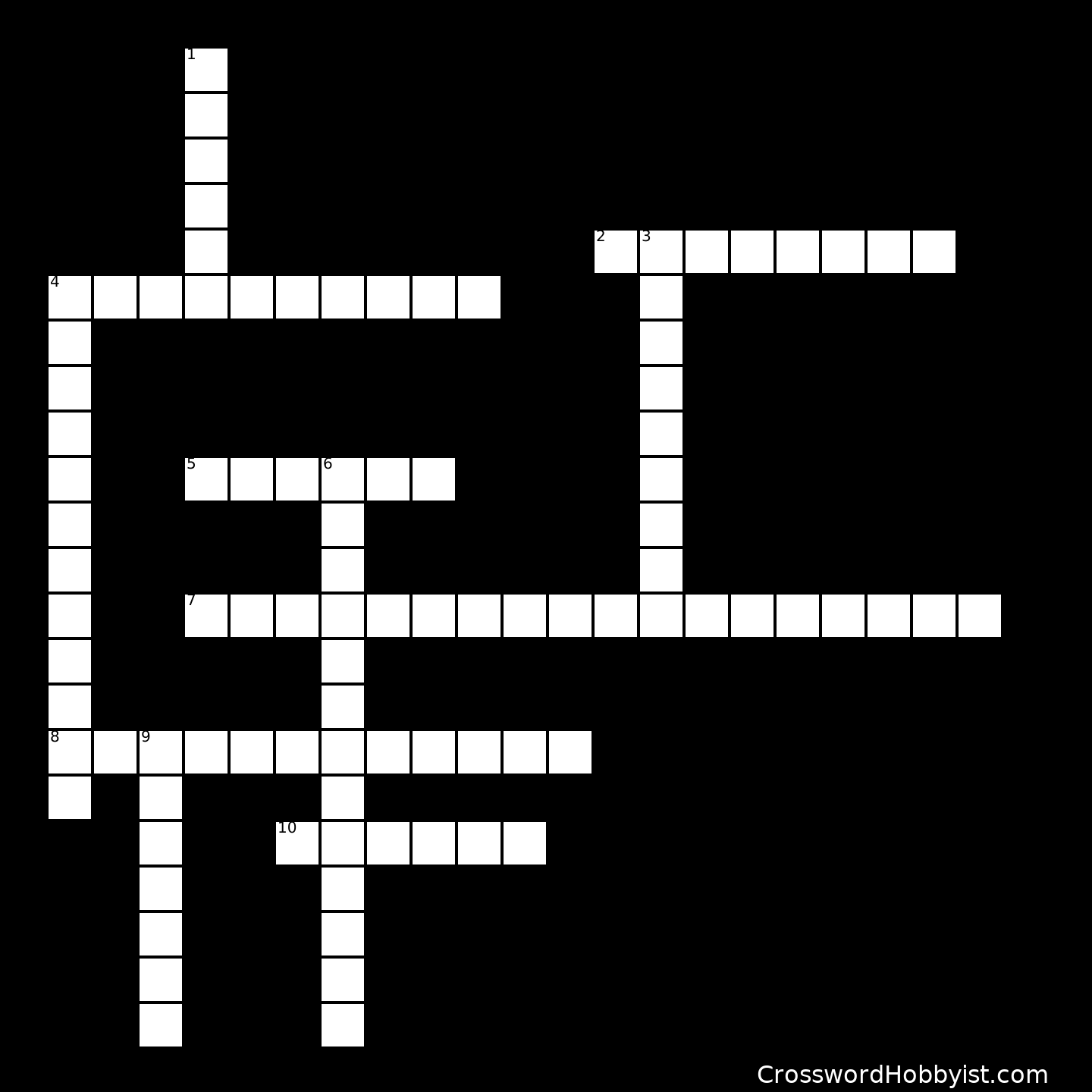 Texas History Vocabulary - Crossword Puzzle