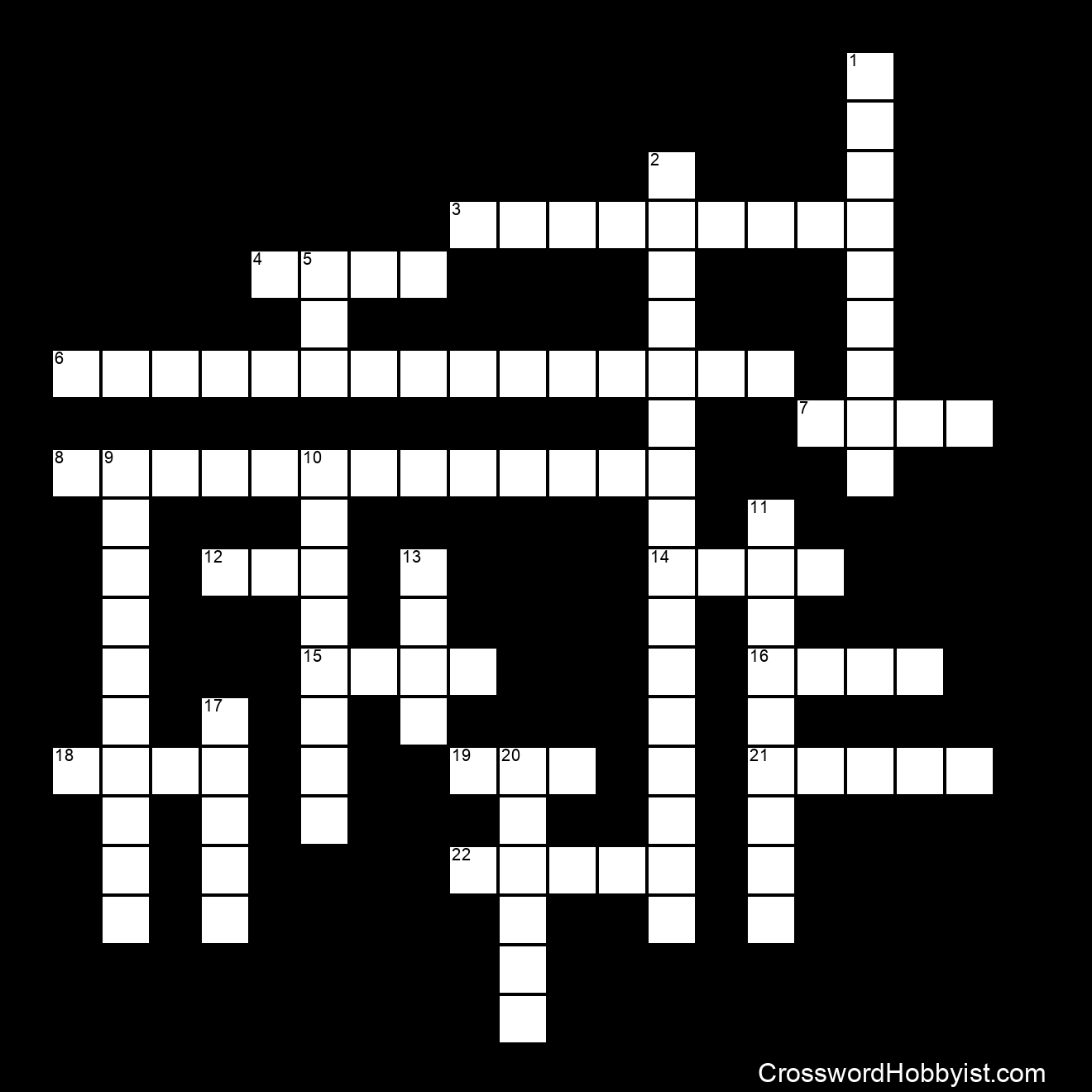 The Adventures of Huckleberry Finn - Crossword Puzzle