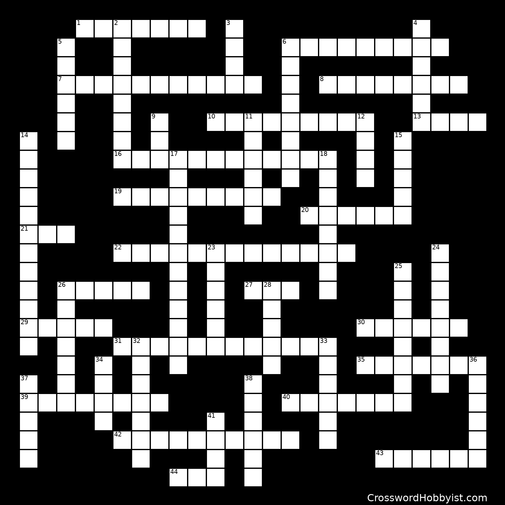 The Adventures of Huckleberry Finn - Crossword Puzzle