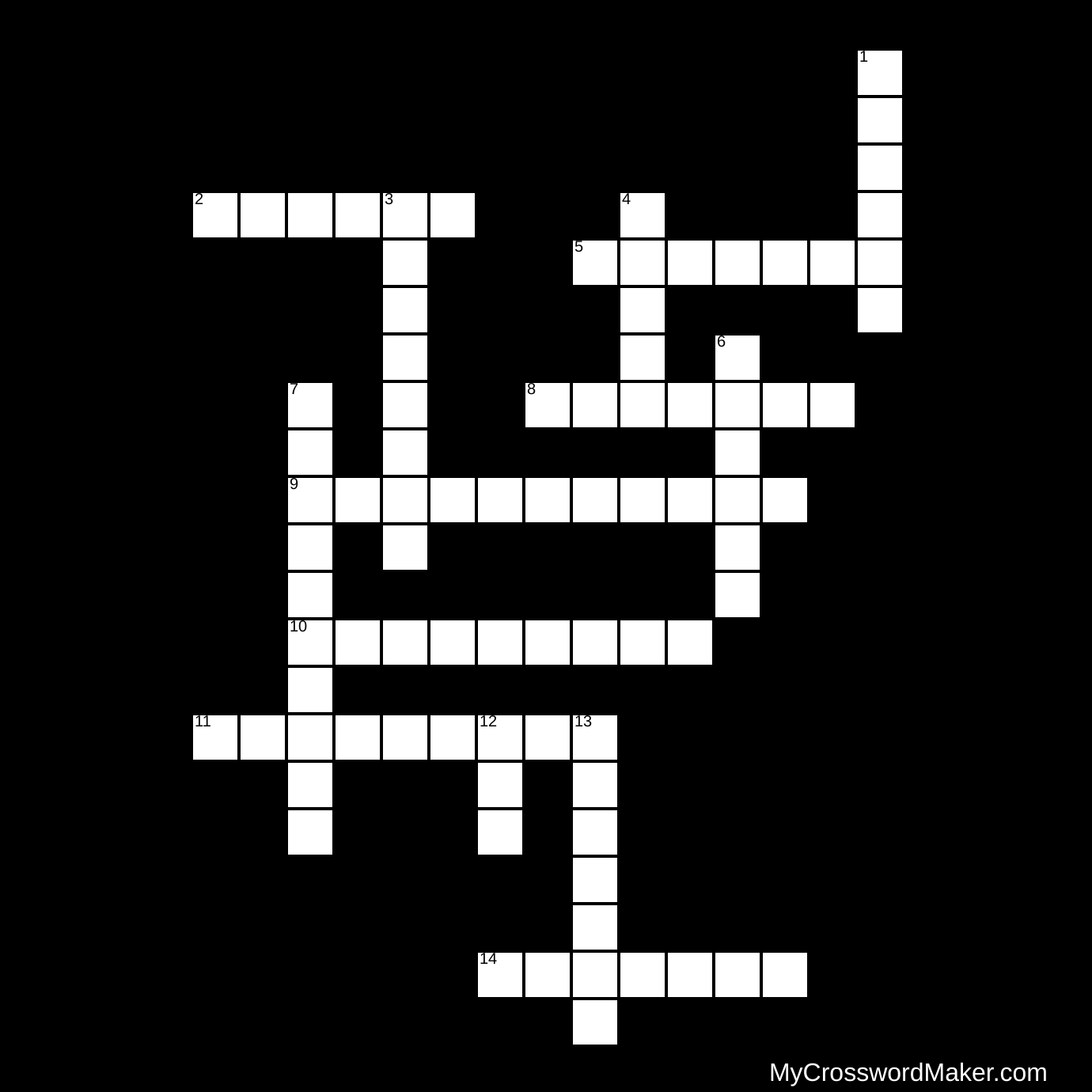 The Black Cat - Crossword Puzzle