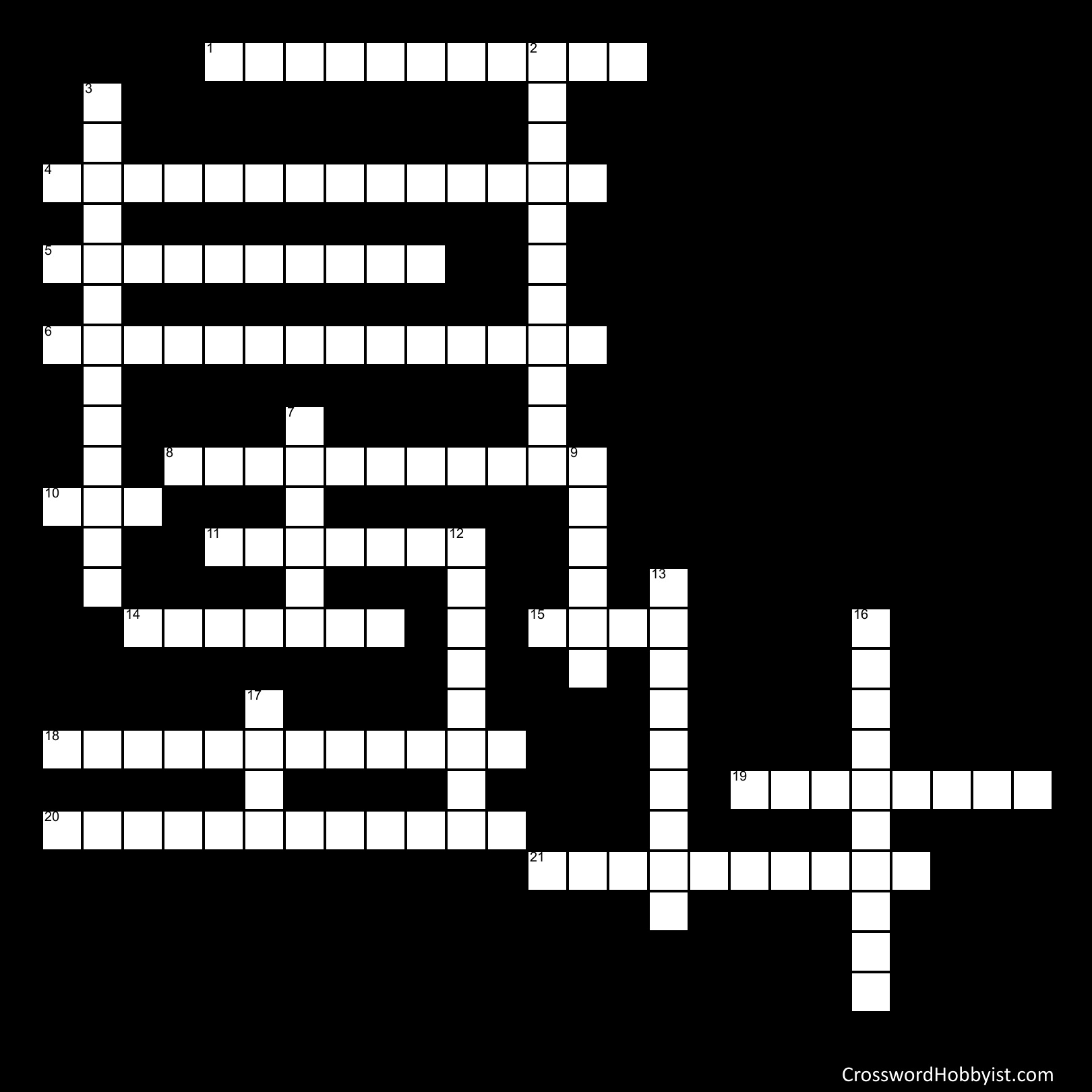 The Cold War - Crossword Puzzle
