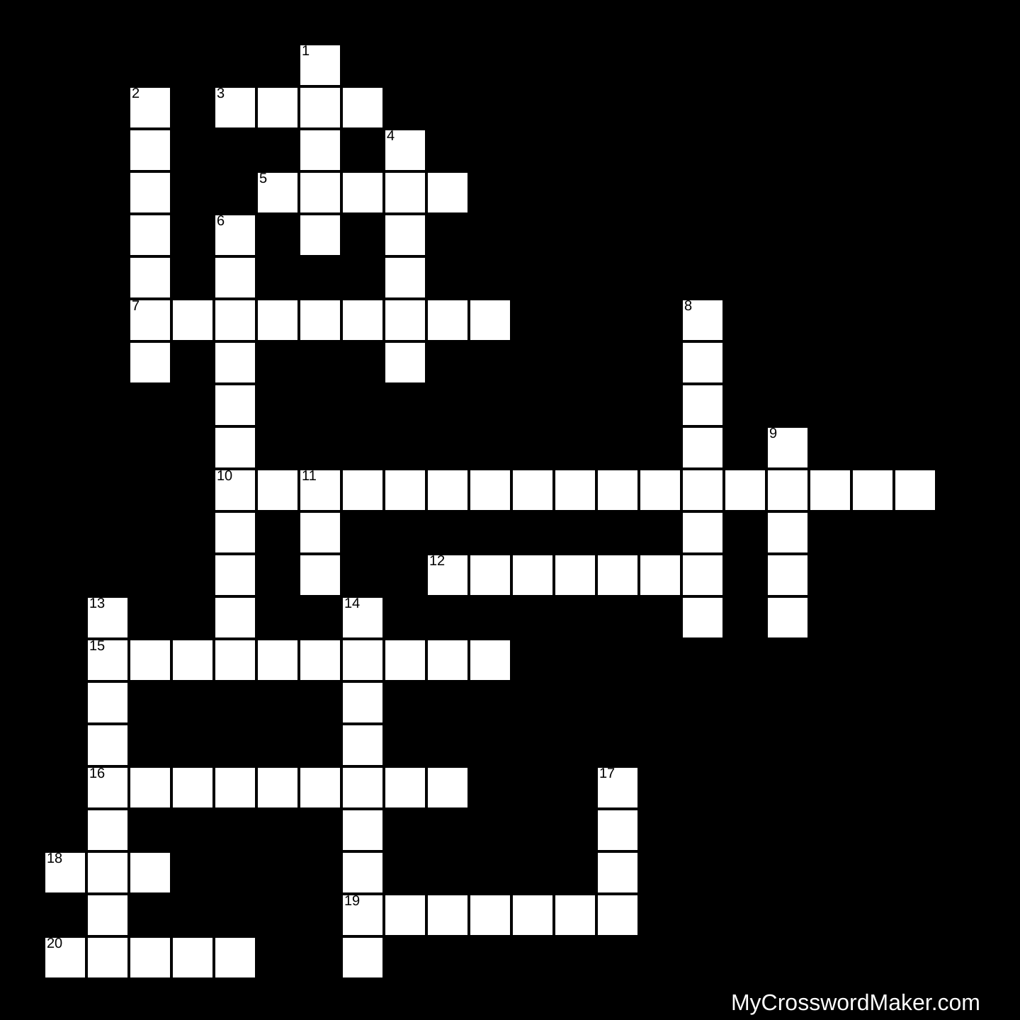 The Flag of the United States - Crossword Puzzle