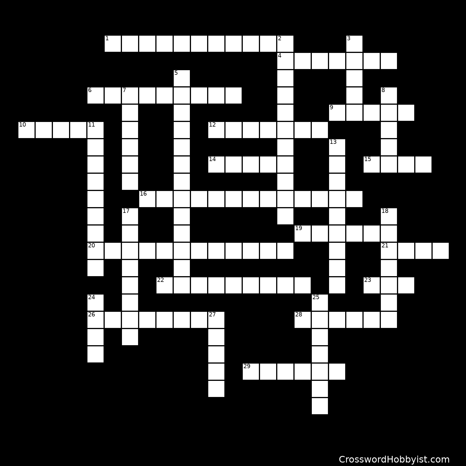 The Middle East - Crossword Puzzle