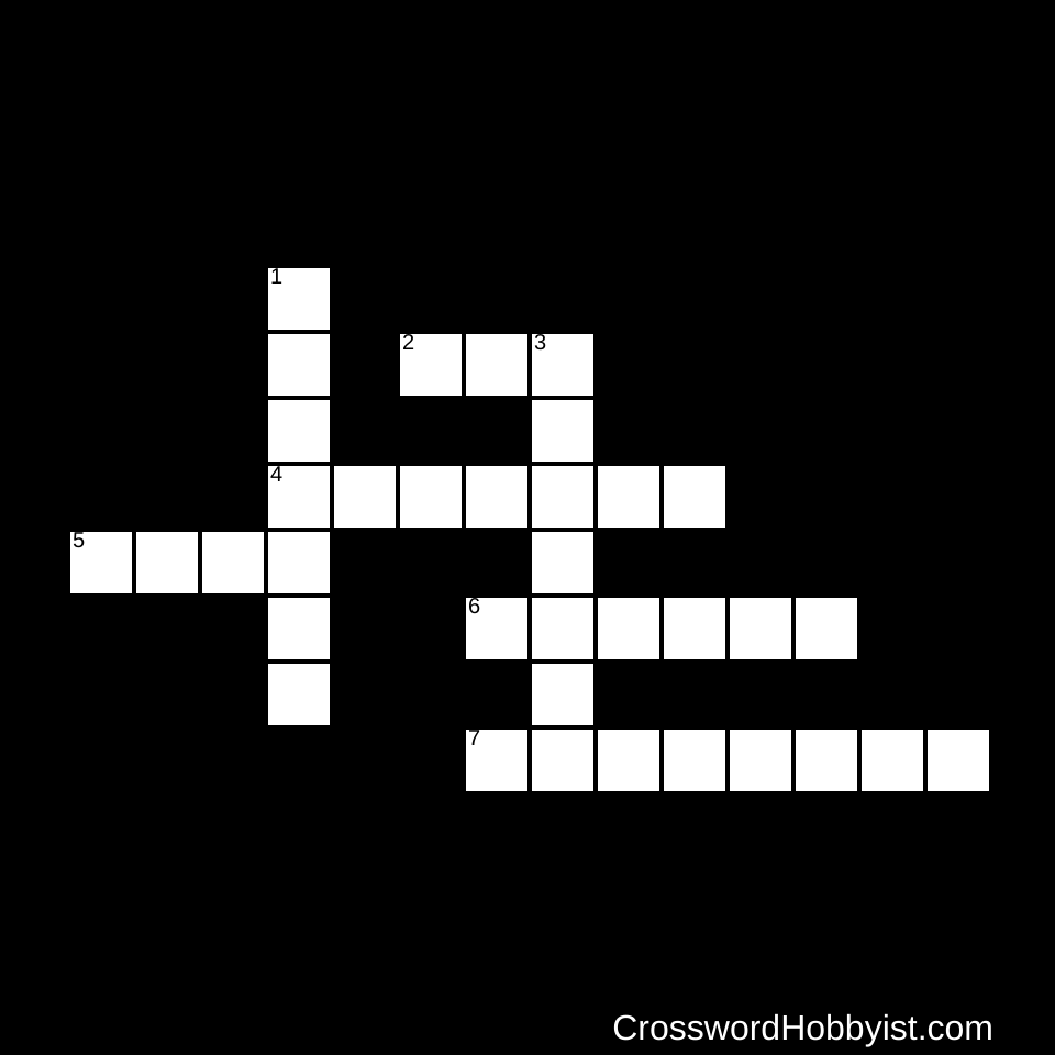 The little girl - Crossword Puzzle
