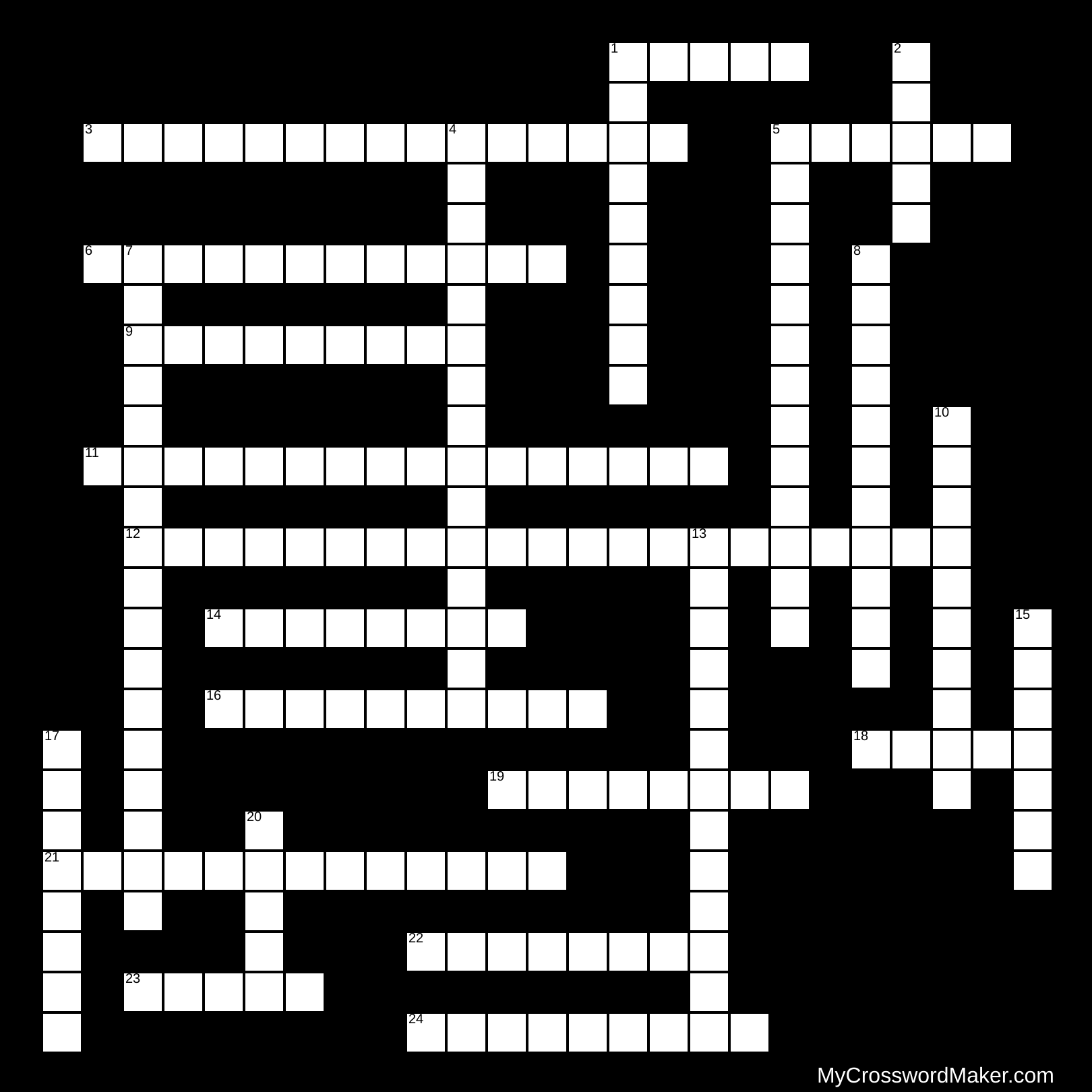 Theatre Terminology - Crossword Puzzle
