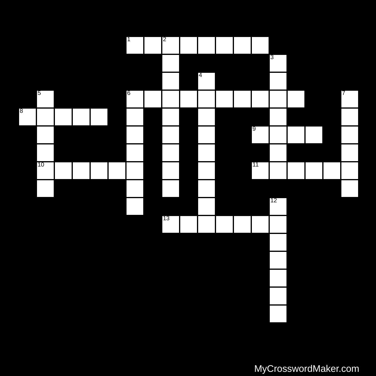 This Month in History - Crossword Puzzle