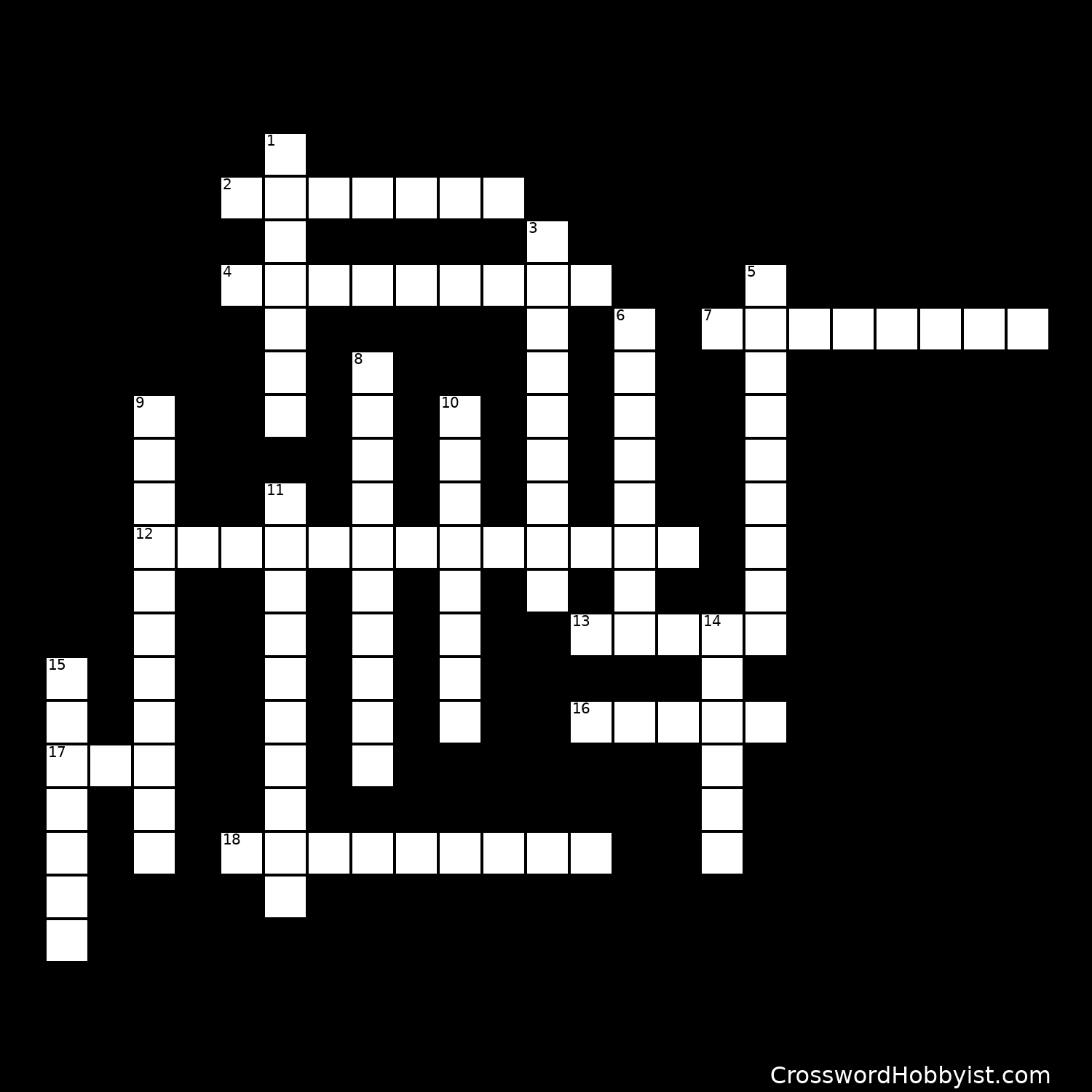 Treasure Island - Crossword Puzzle