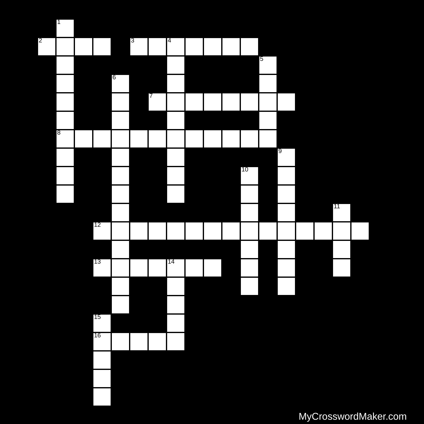 Types of Microscopes I - Crossword Puzzle