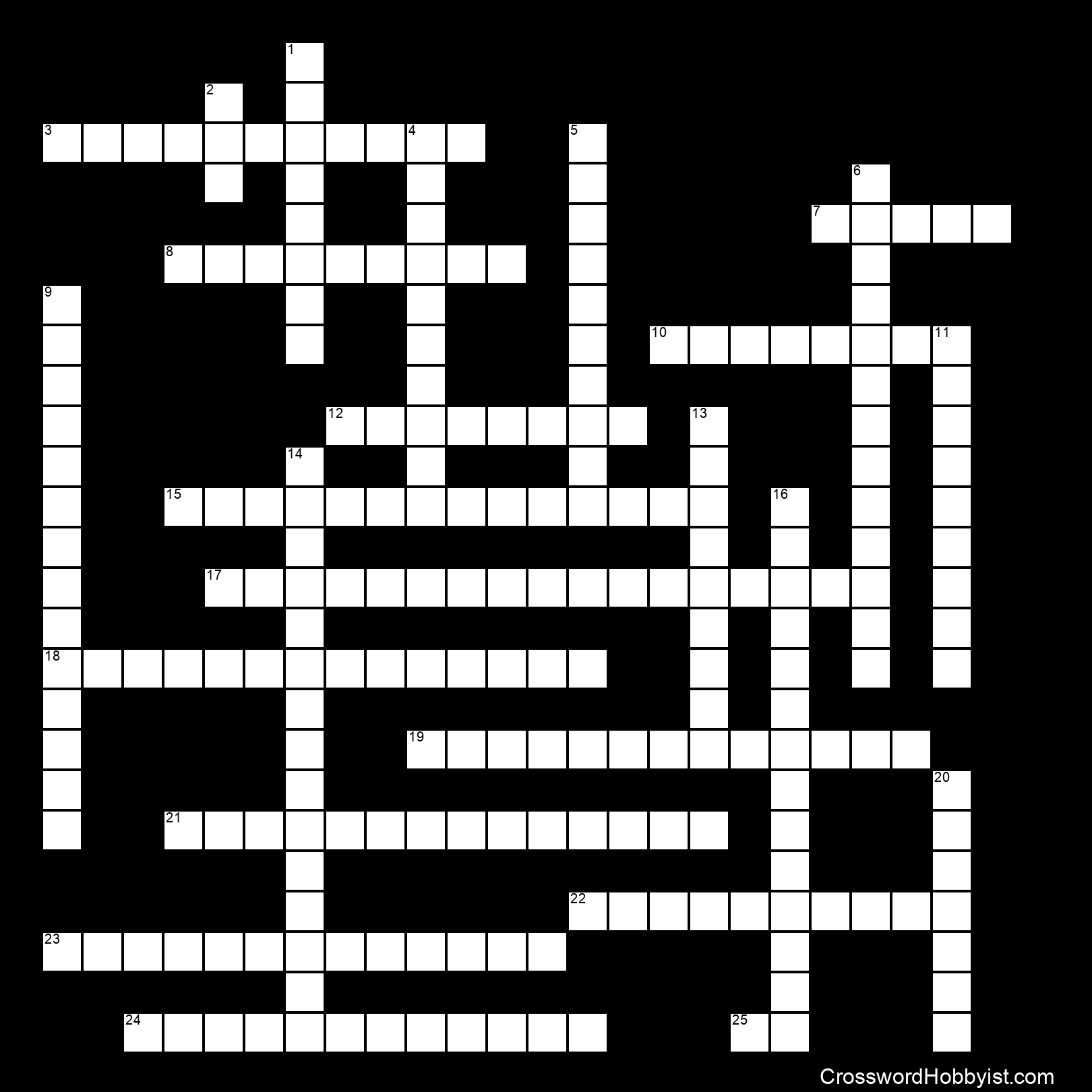 U.S History - Crossword Puzzle