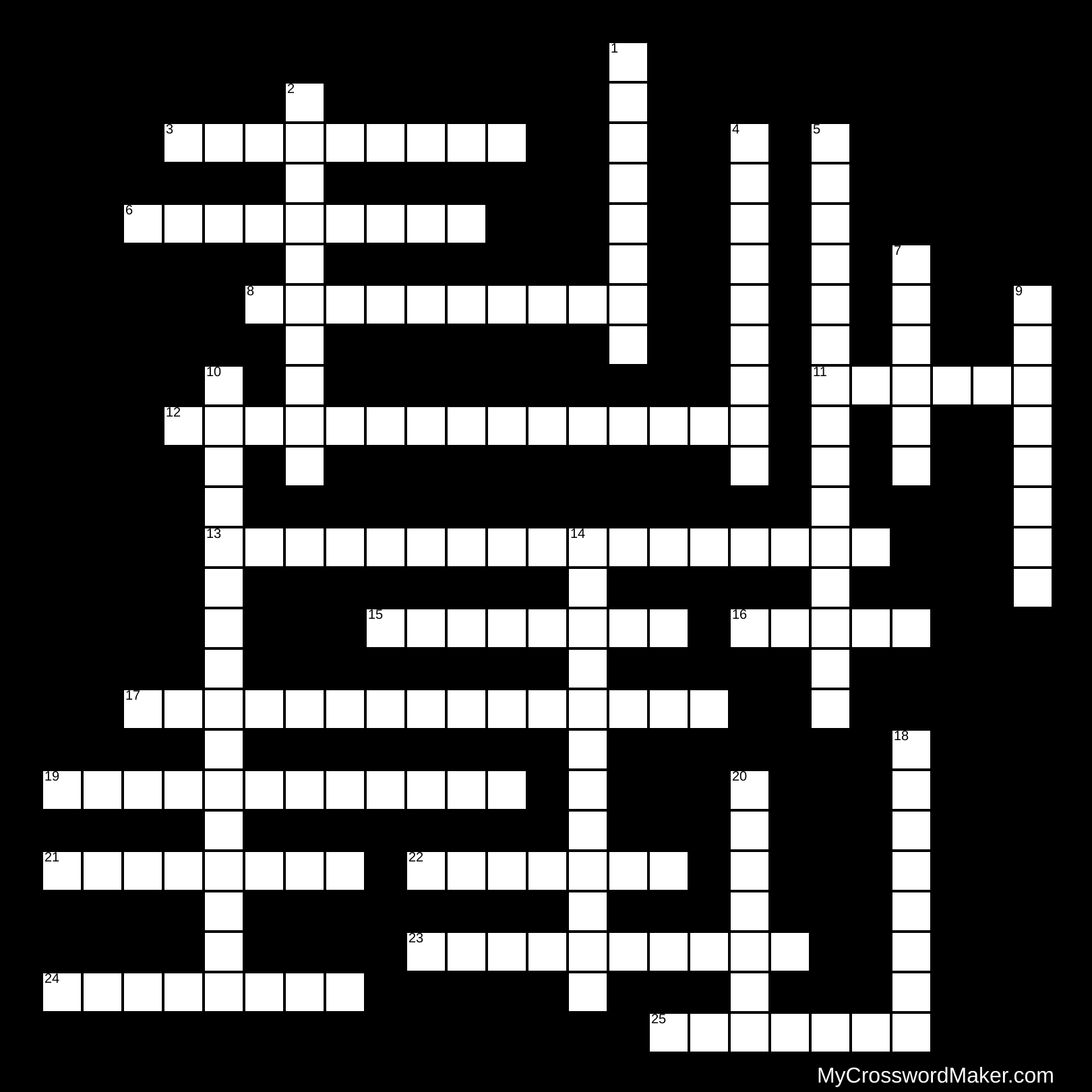 US History - Crossword Puzzle