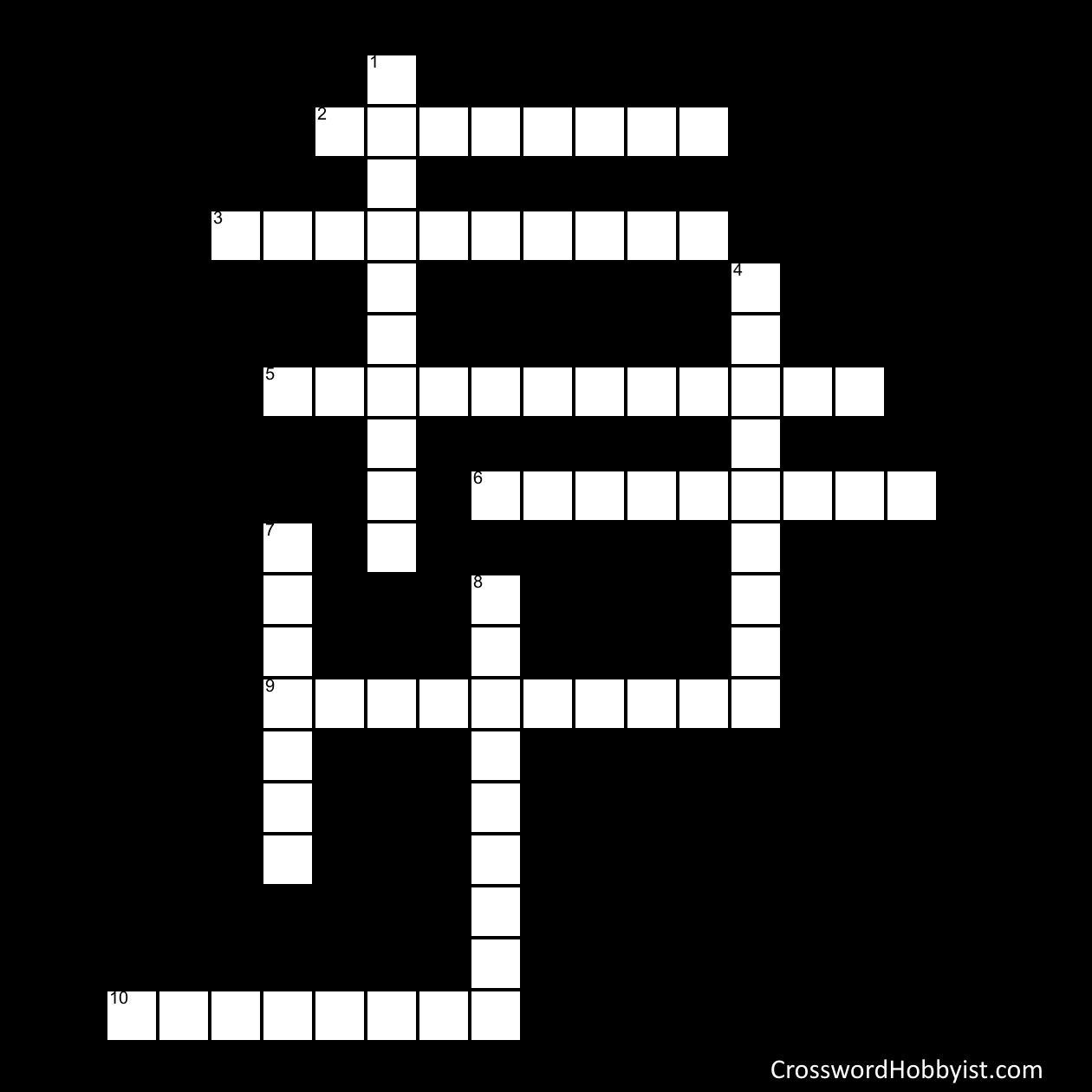 US History - Crossword Puzzle