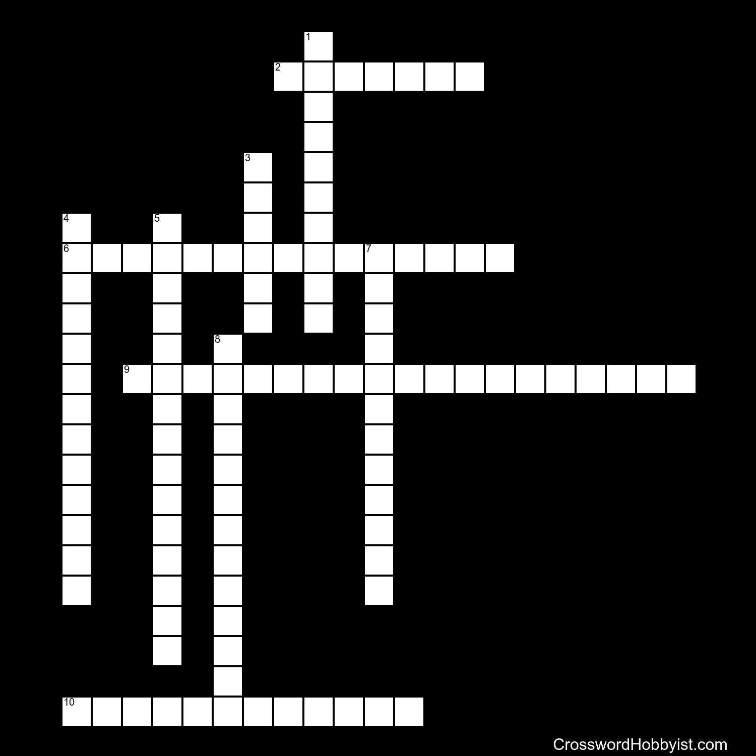 US History Ch 10 - Crossword Puzzle