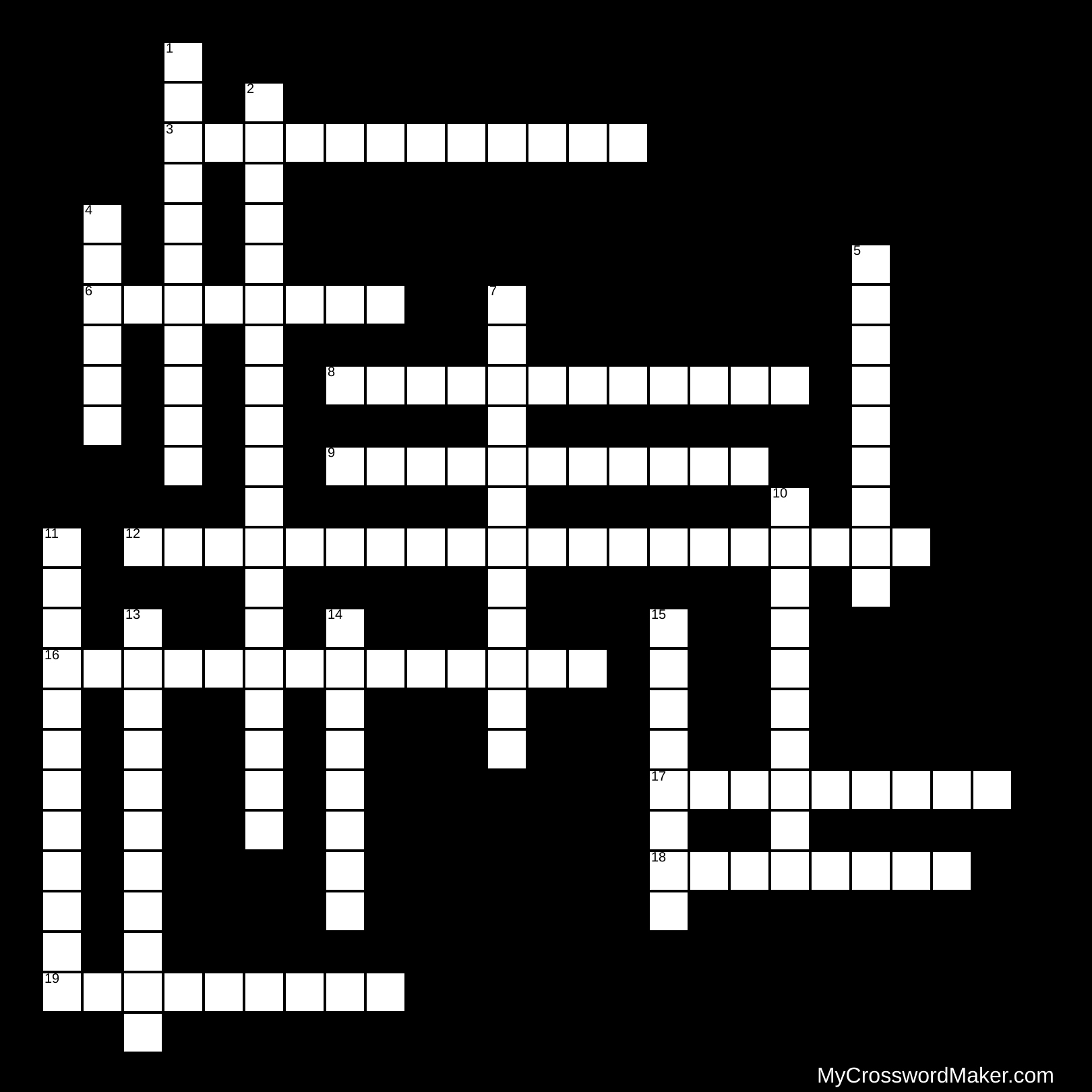 US History Ch. 9 & 10 - Crossword Puzzle