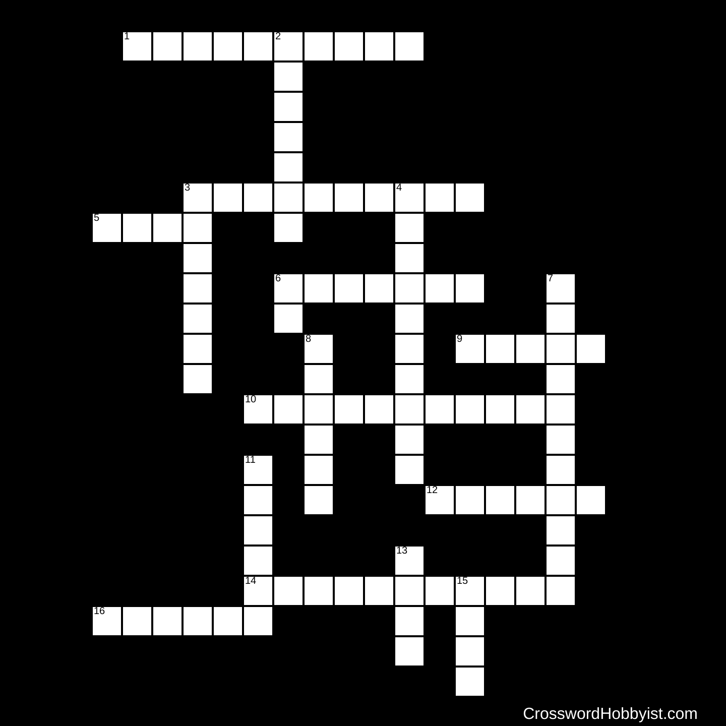 Unit 1 Vocabulary Review - Crossword Puzzle