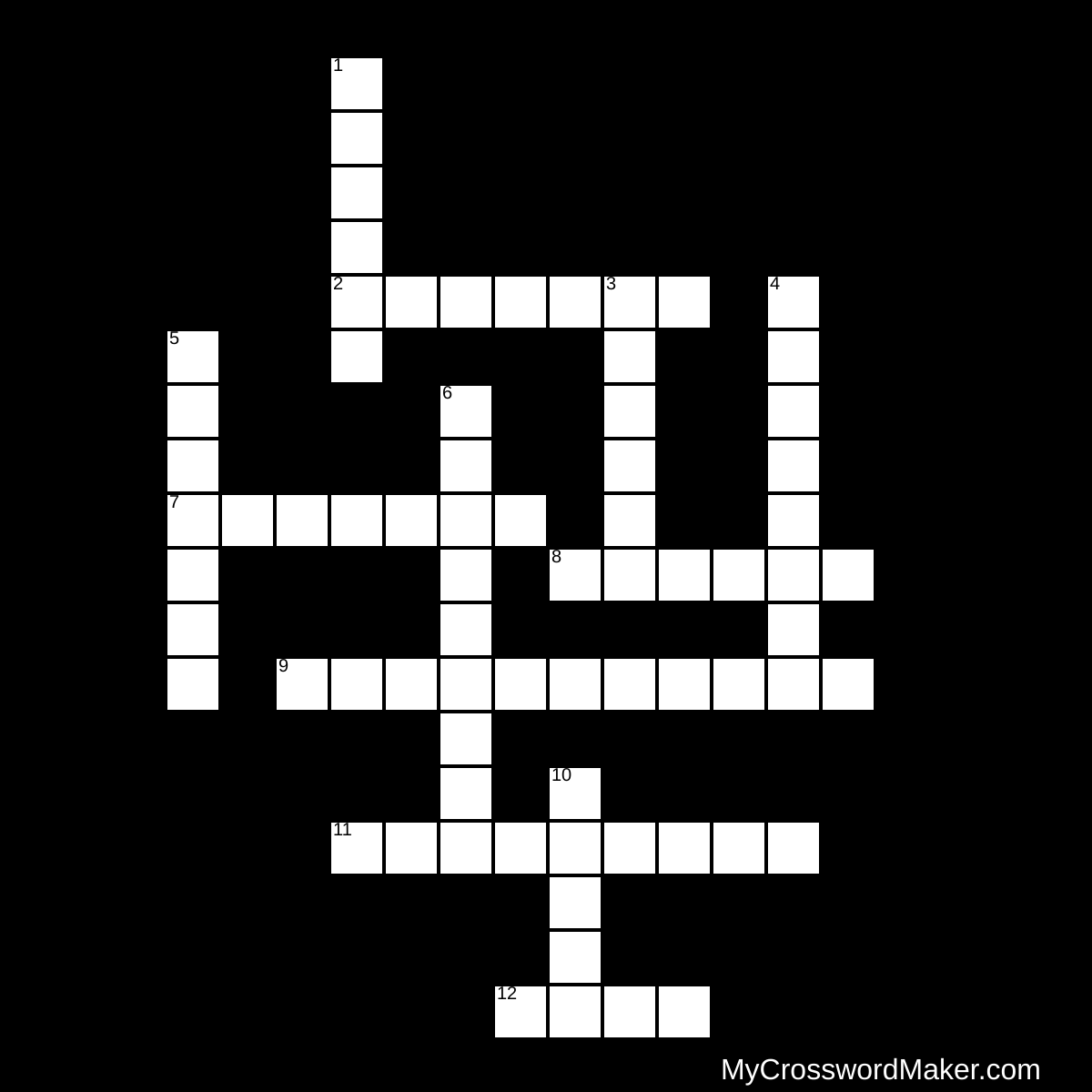 Unit 17 Vocabulary 4th Grade - Crossword Puzzle