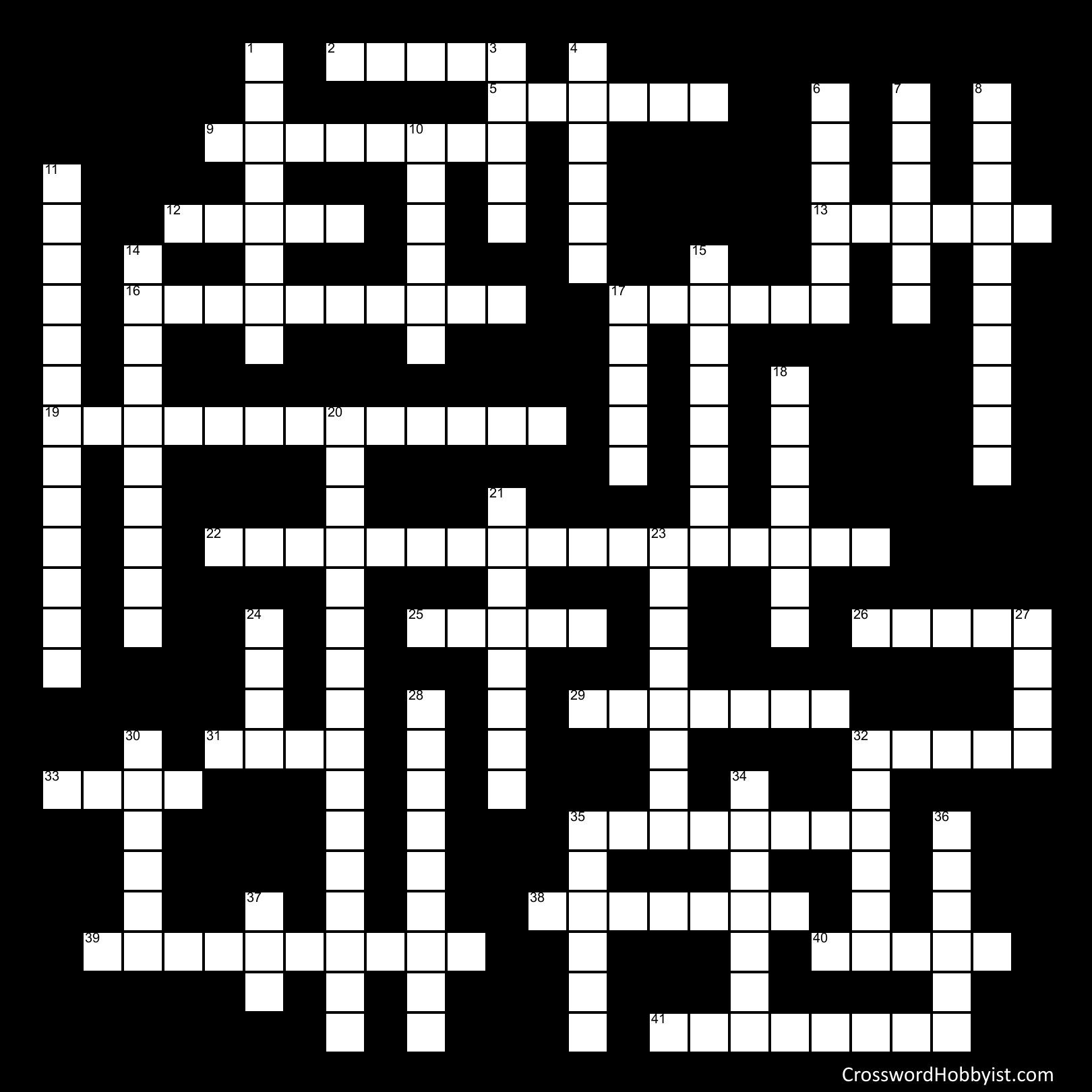 Unit 4, Lesson 1 Vocabulary - Crossword Puzzle